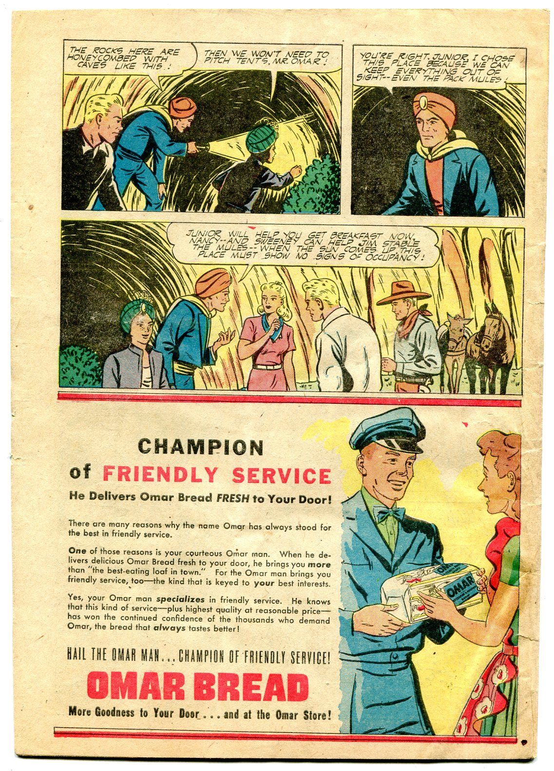 Superbook Of Comics #25 1946- Omar promo comic-Dick Tracy | Comic Books ...