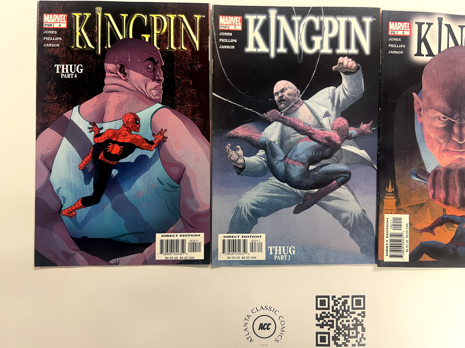 3 Kingpin Marvel Comics #2 3 4 X-men Avengers Defenders Hulk Iron-Man 1 ...
