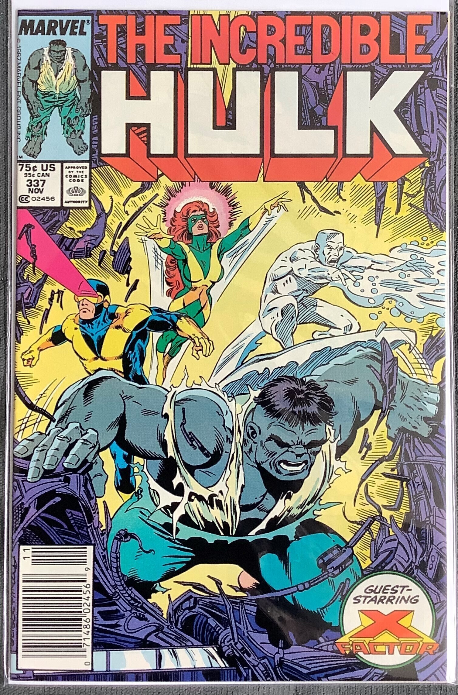 The Incredible Hulk #337 Newsstand Edition (1987) Featuring X-Factor ...