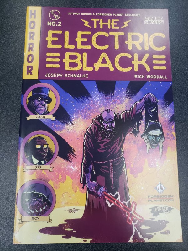 The Electric Black 2 Forbidden Planet and Jetpack exclusive EC homage ...