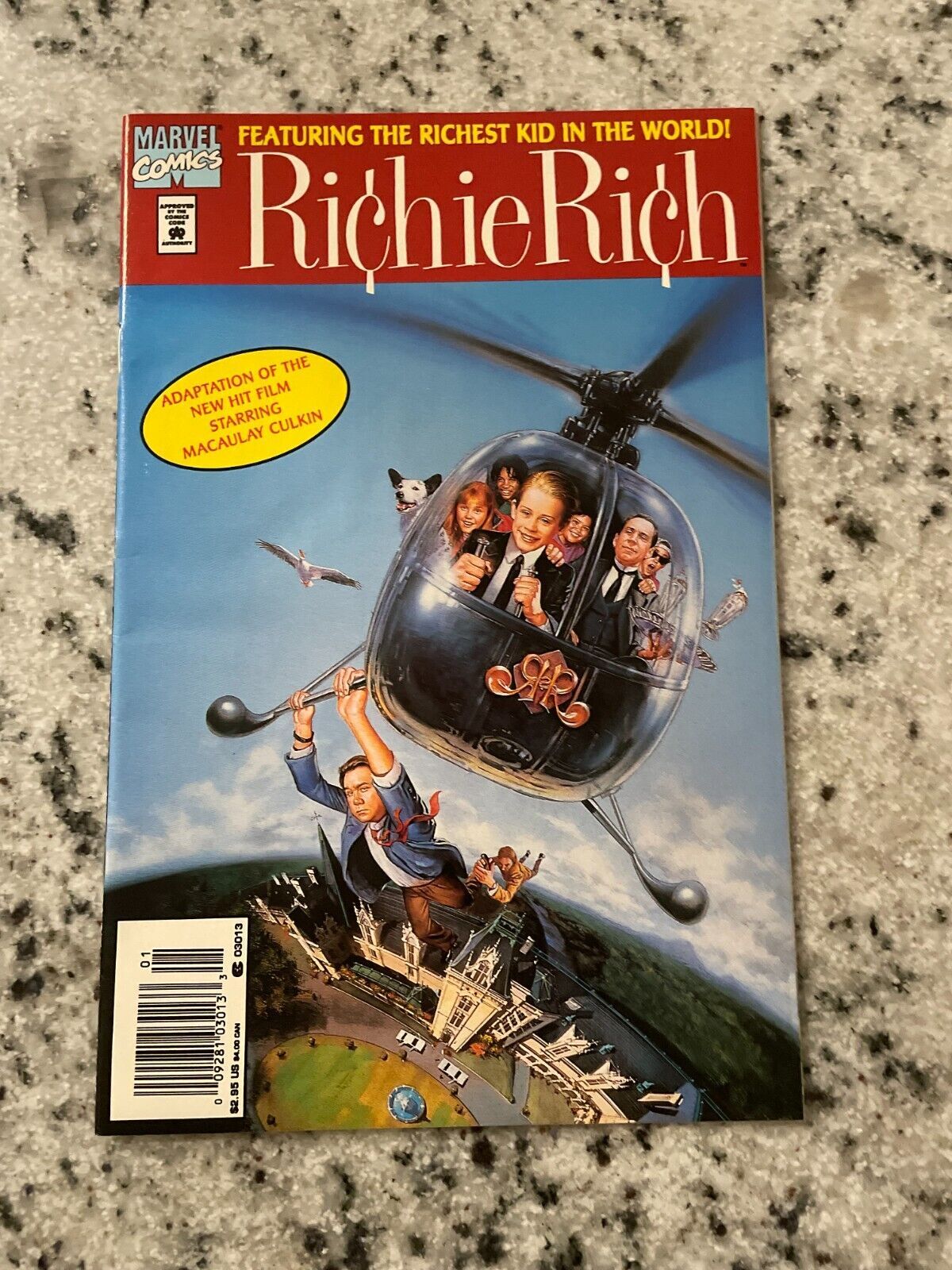 Richie Rich # 1 NM Marvel Comic Book Film Adaptation Macaulay Culkin ...