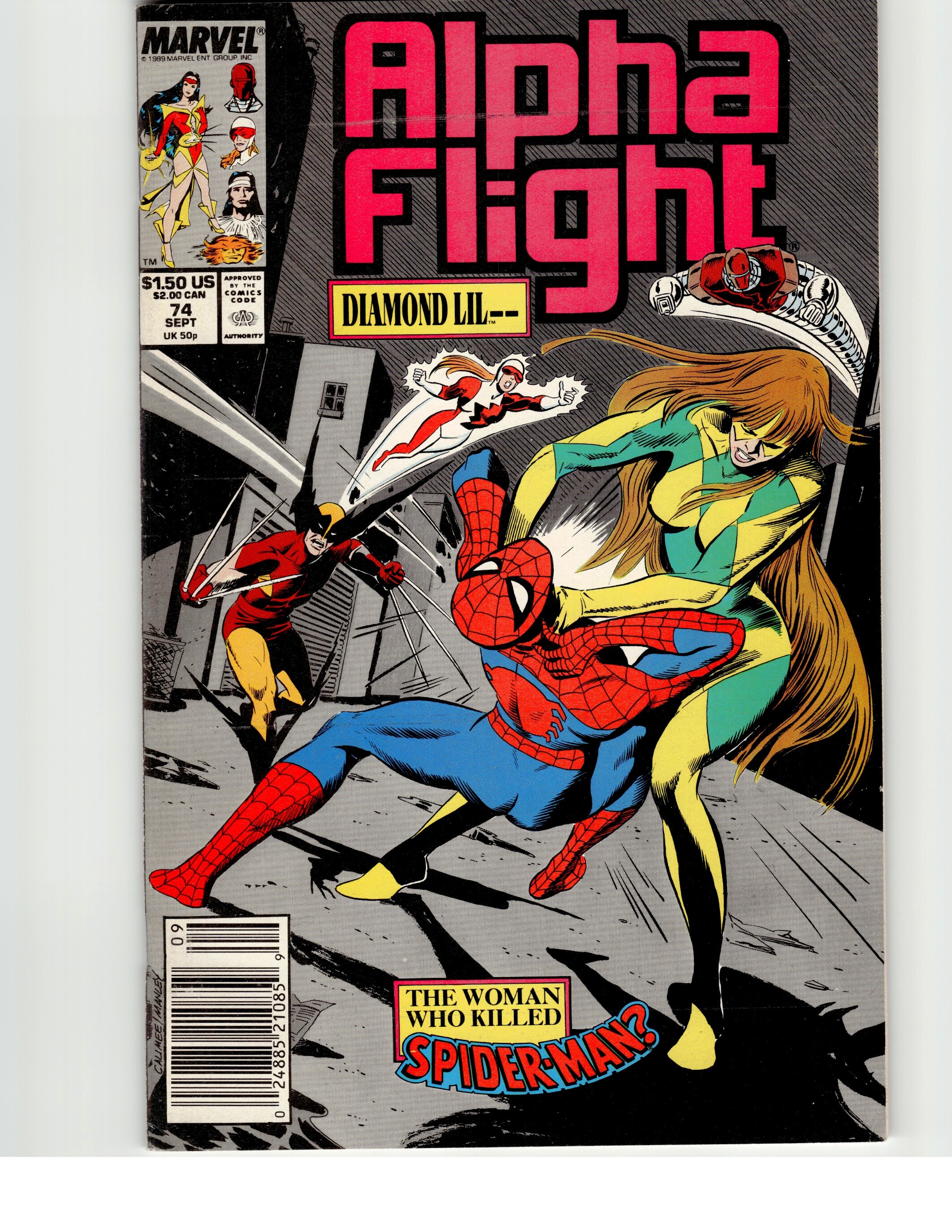 Alpha Flight #74 (1989) Alpha Flight | Comic Books - Copper Age, Marvel ...