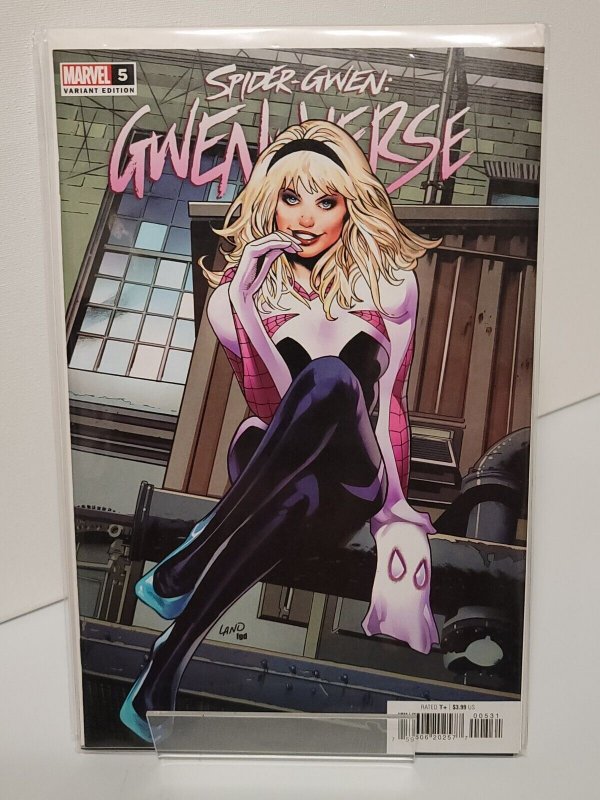 Spider-Gwen Gwenverse #5 Cover B Variant Greg Land Homage Cover 2022 ...