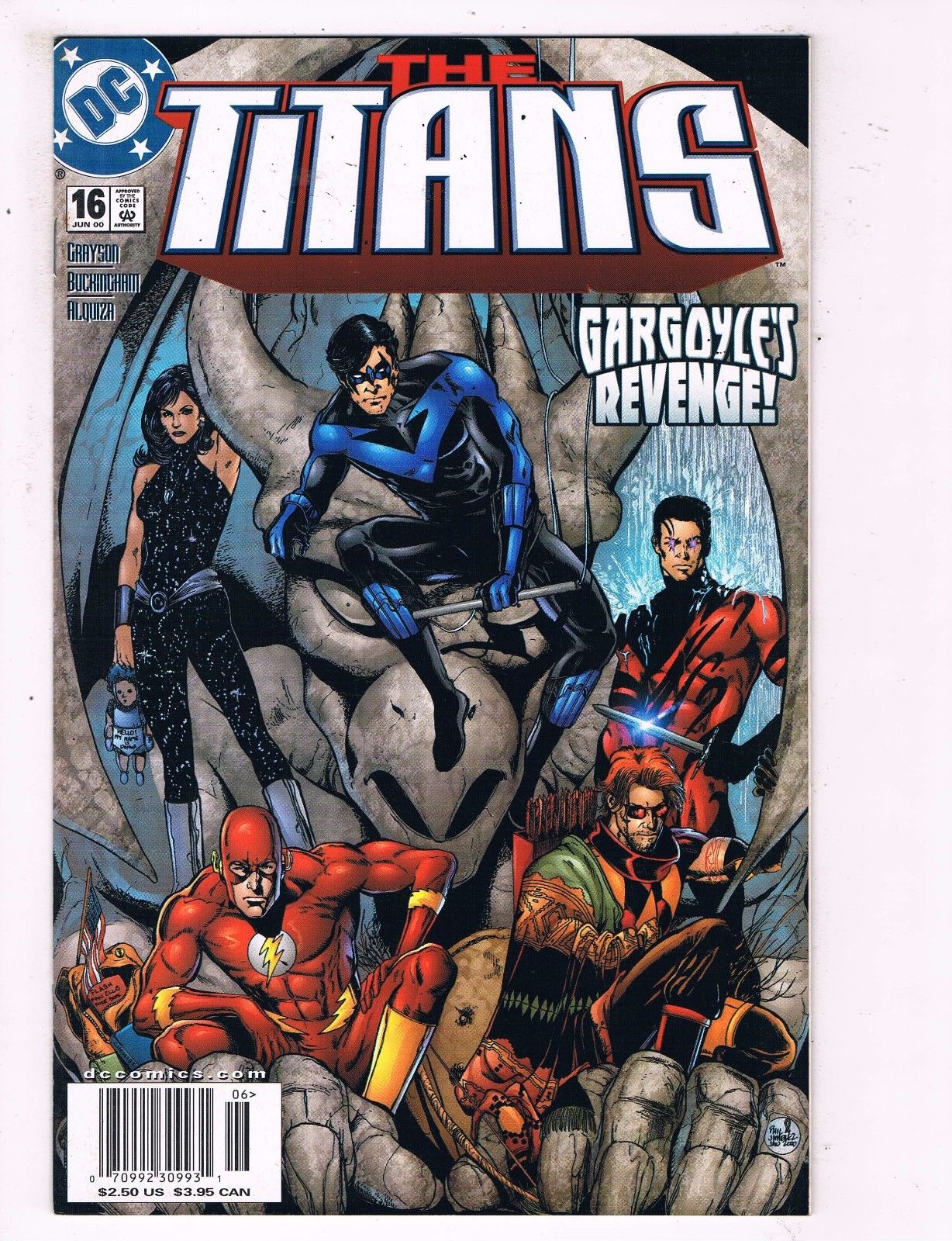 The Titans #16 VF DC Comics Gargoyles Revenge Comic Book Grayson DE10 ...