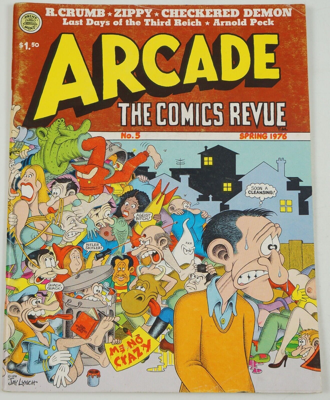 Arcade: the Comics Revue #5 FN robert crumb - s. clay wilson - art ...