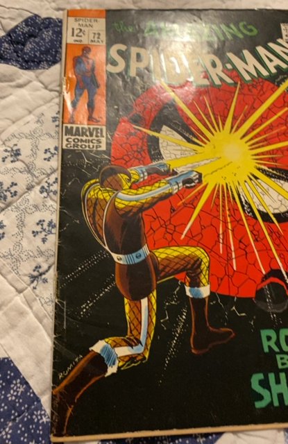 The Amazing Spider-Man #72 (1969)rocked by the Shocker | Comic Books ...