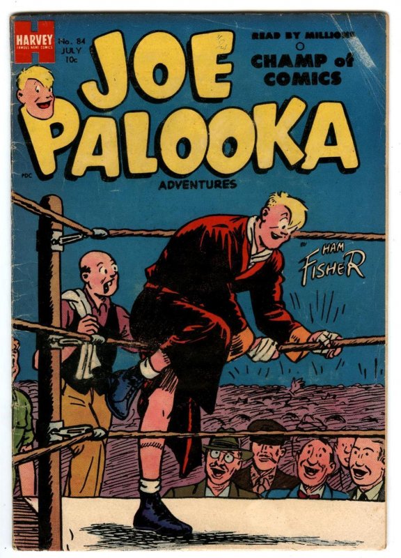 Joe Palooka Adventures #84 July 1954 Lil Max, Harvey Comics Boxing Ring ...