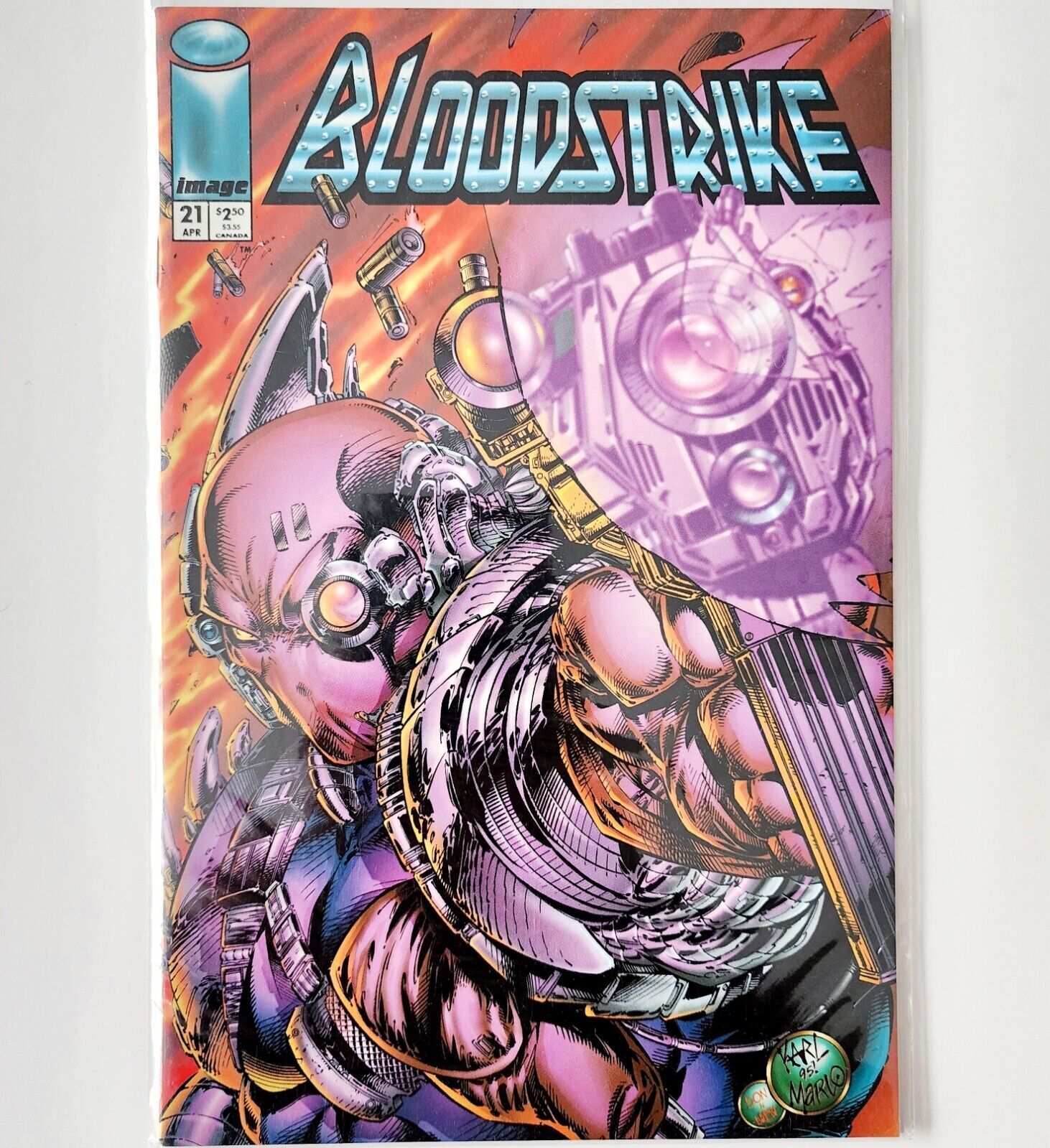 1995 Image Comics Bloodstrike #21 Comic Book Vintage | Comic Books ...