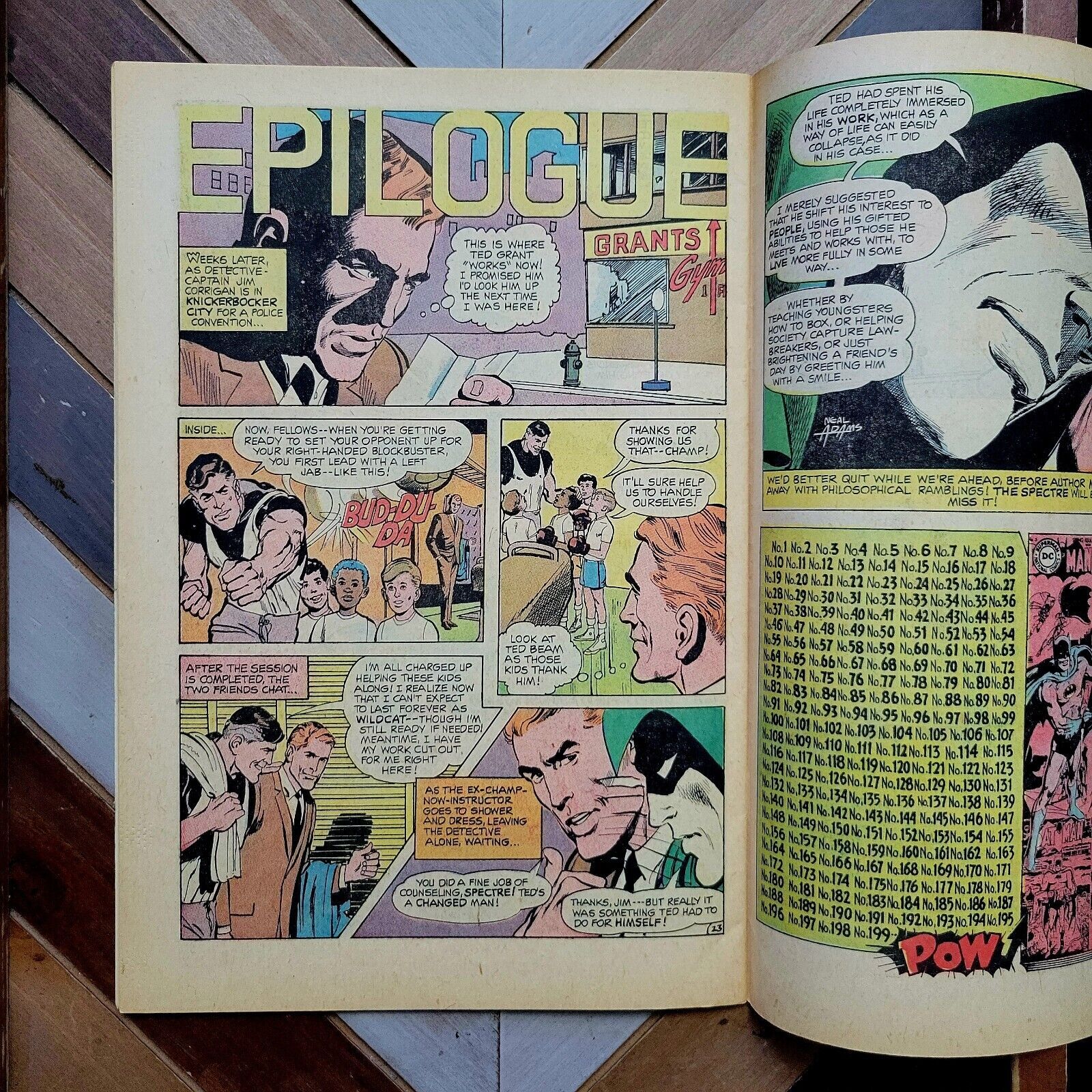 SPECTRE #3 VG/FN (DC 1968) NEAL ADAMS Cover & Art WILDCAT Appearance ...