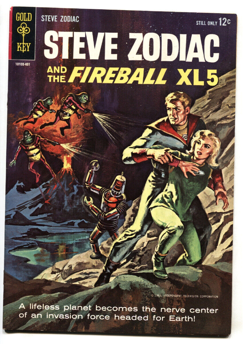 Steve Zodiac and the Fireball XL5 #1 1964- Dell comic book fn/vf ...