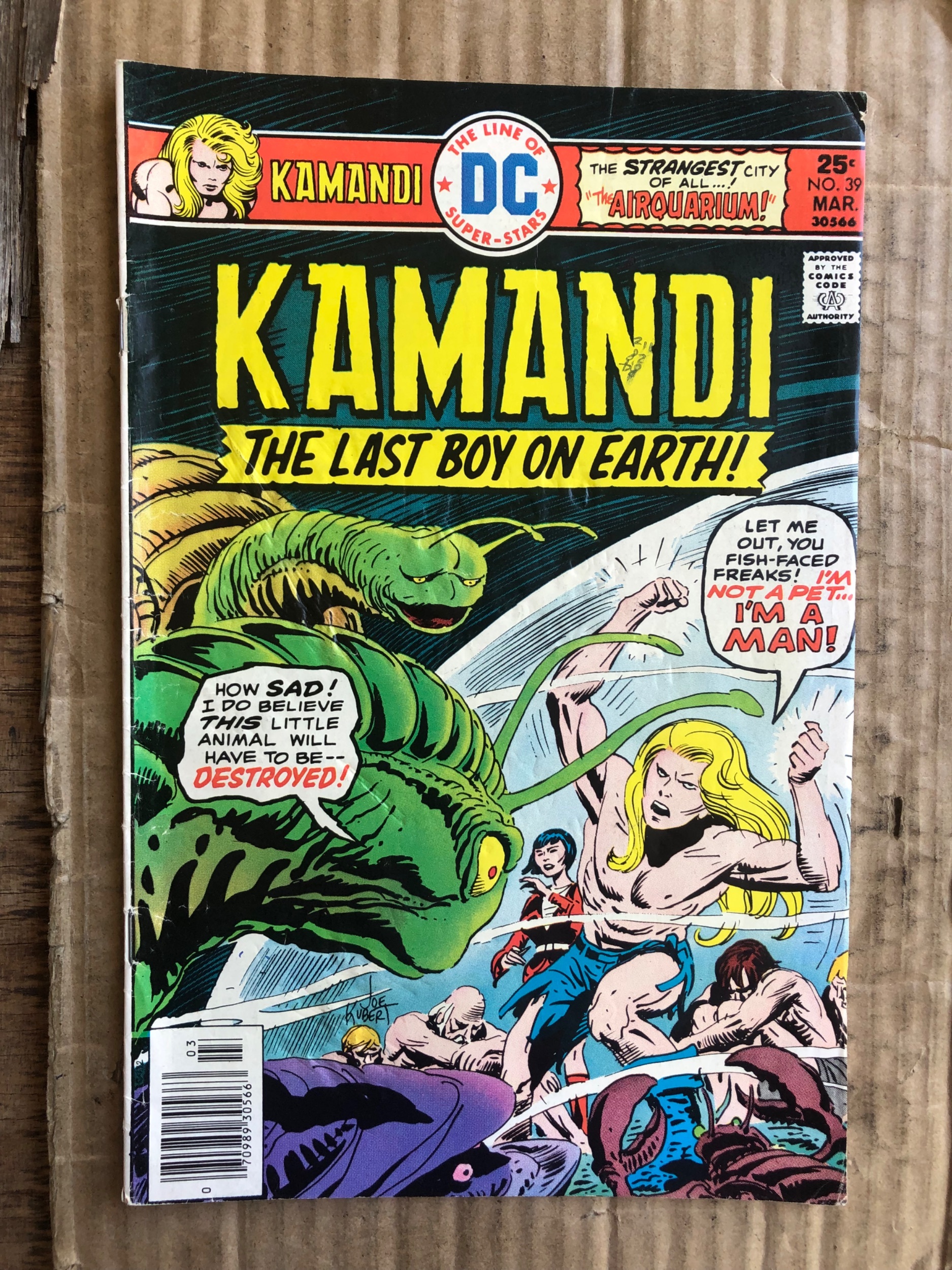Kamandi, The Last Boy on Earth #39 (1976) | Comic Books - Bronze Age ...