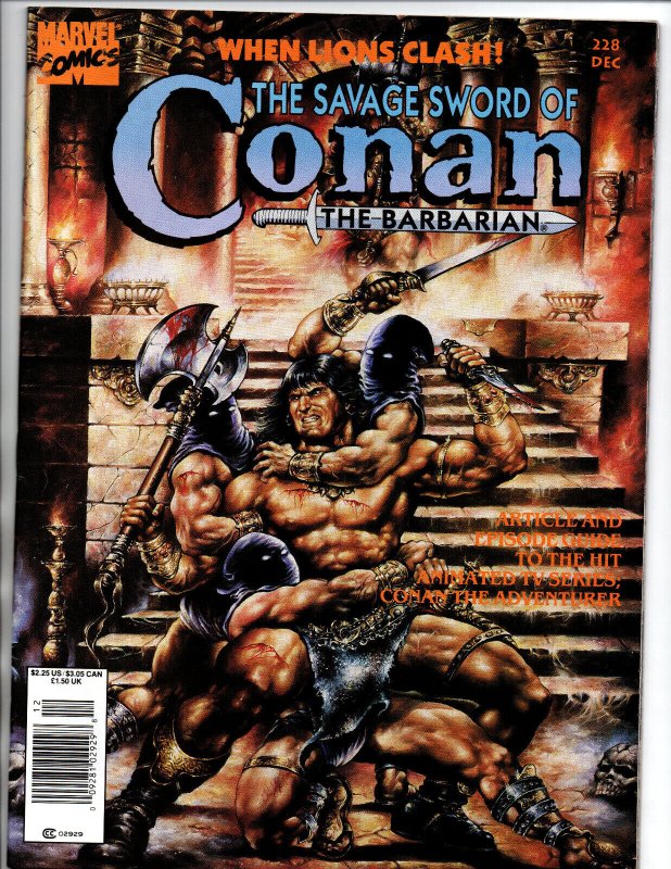 The Savage Sword of Conan the Barbarian #228 - 1994 - VF | Comic Books ...