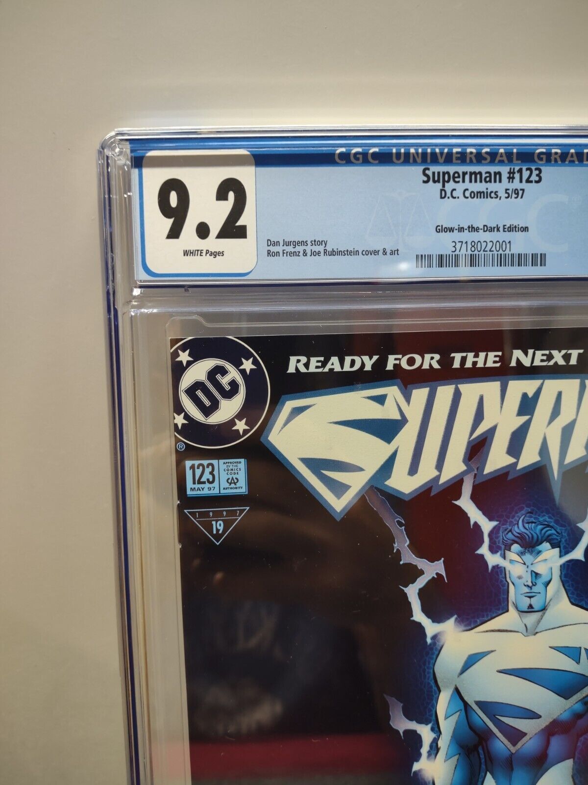 Superman #123 CGC 9.6 Superman Gains New Powers & New Costume 1997 ...