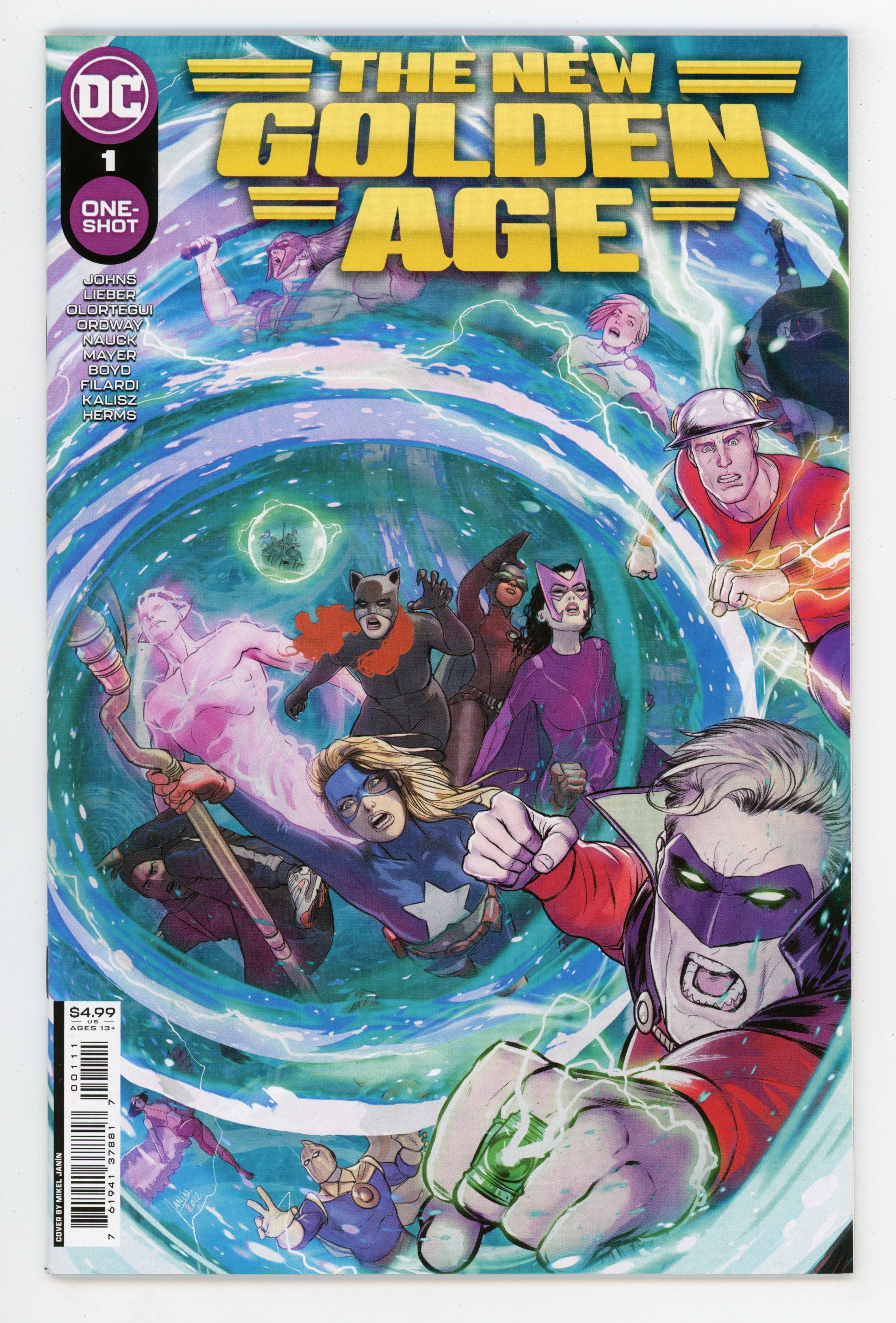 New Golden Age #1 Geoff Johns Doctor Fate Huntress Helena Wayne NM ...