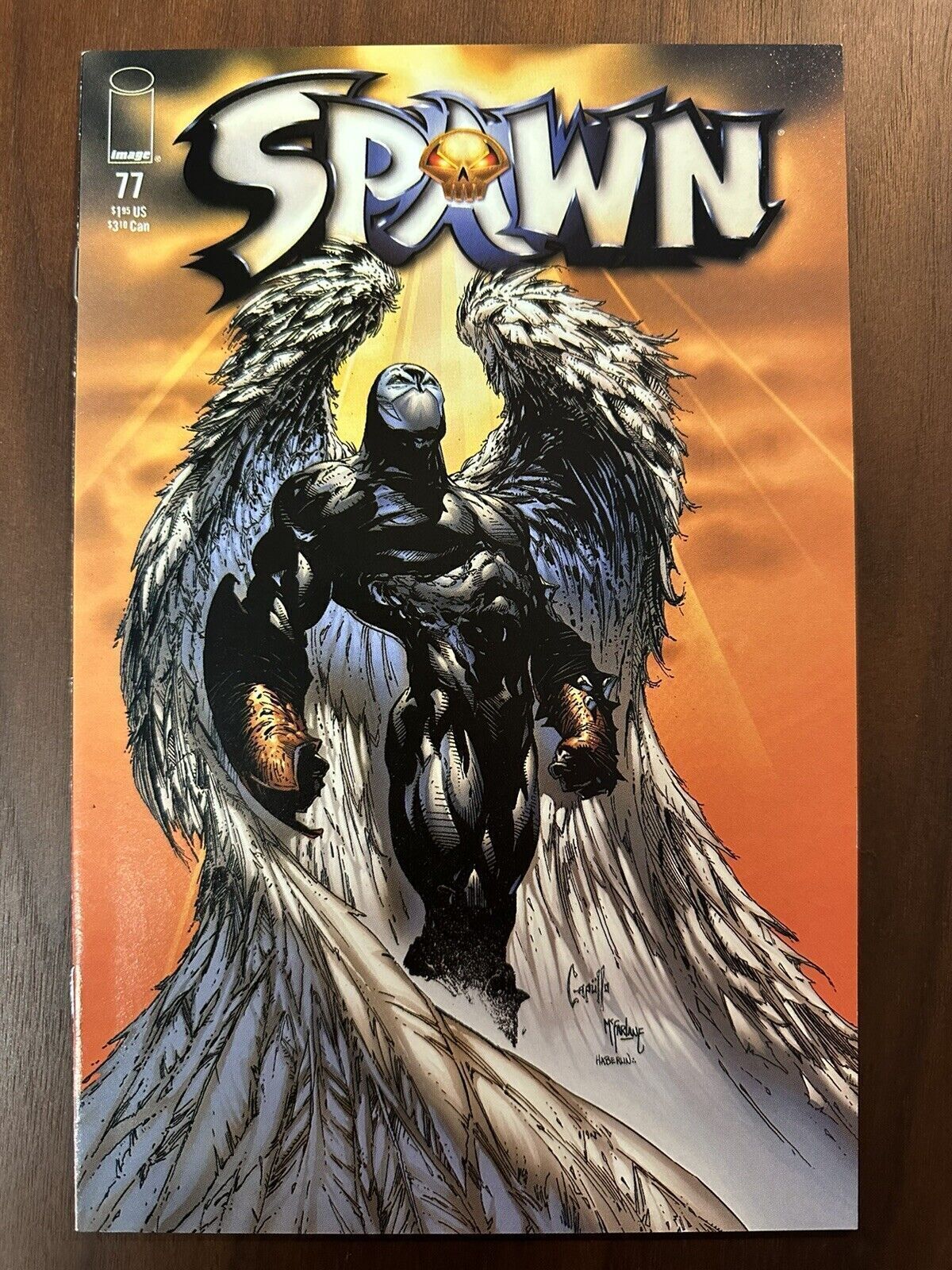 Spawn #77 VF+ 1st Wings Of Redemption Archangel Cover (Image 1998 ...