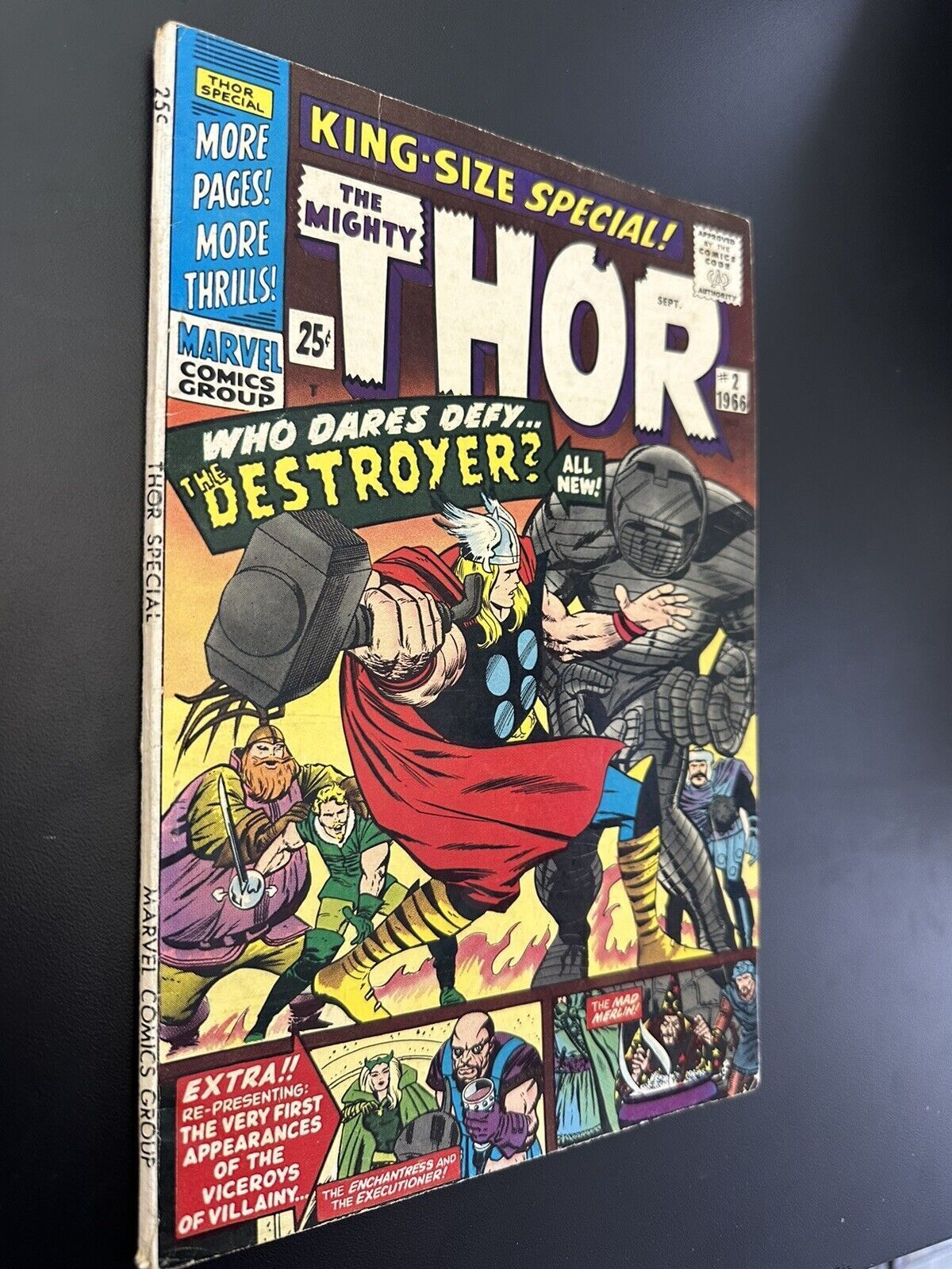 Thor Annual 2 King-Size Special VG/FN Thor battles the Destroyer ...