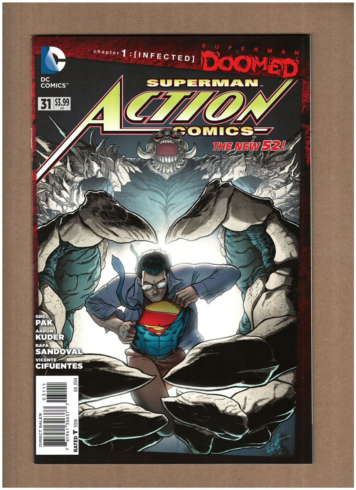 Action Comics #31 DC Comics 2014 New 52 Superman: Doomed Doomsday NM- 9 ...