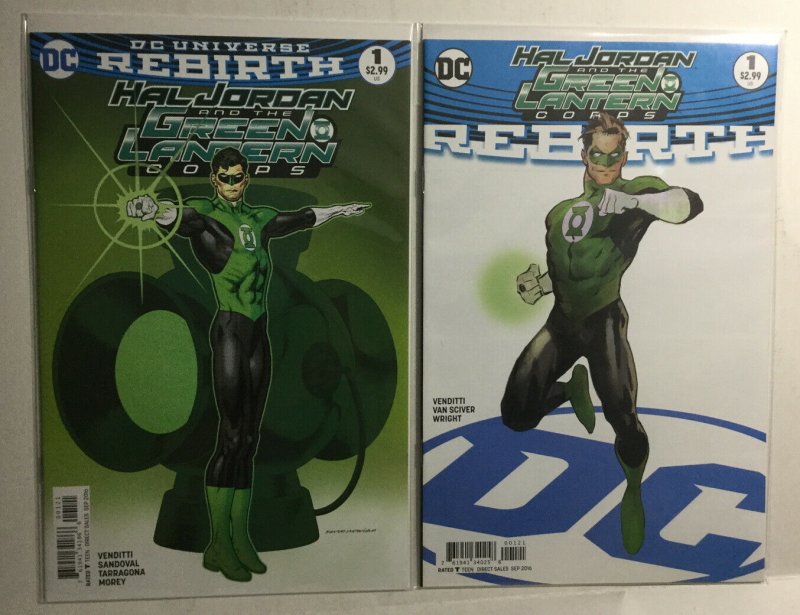 Hal Jordan And The Green Lantern Corps 1 And Rebirth One-Shot Variant ...