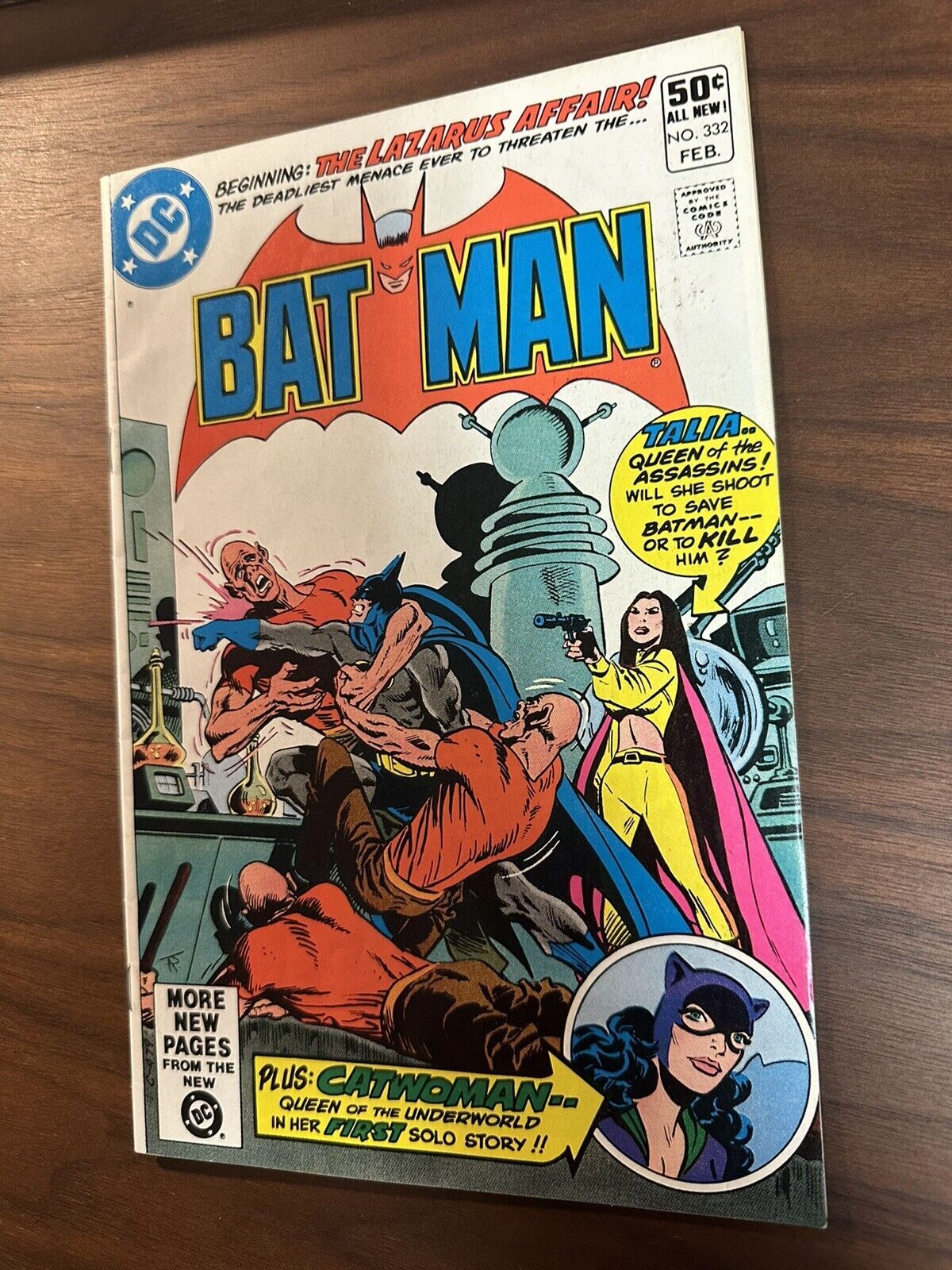 Batman #332 FN/VF 1st Solo Catwoman Story “Cats Paw!”(DC 1981) | Comic ...