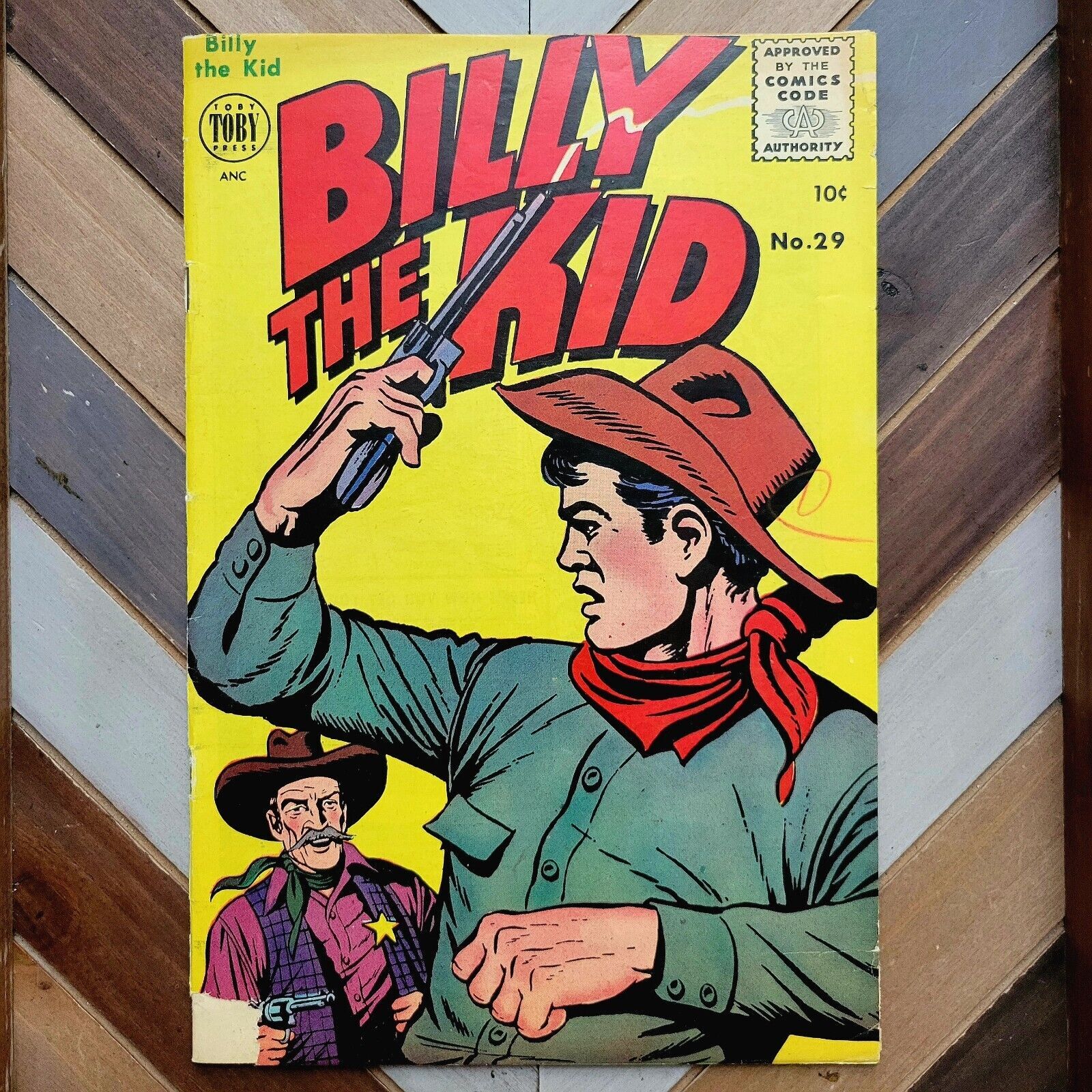 Billy the KID Adventure MAG #29 VG- 1955 10cent Final Issue! Golden AGE ...