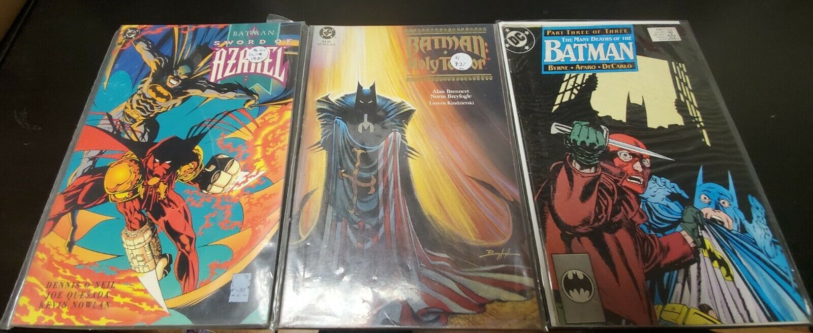 3pc Batman LOT (6.0) Batman #435 Batman:sqord of Azrael Batman Holy ...