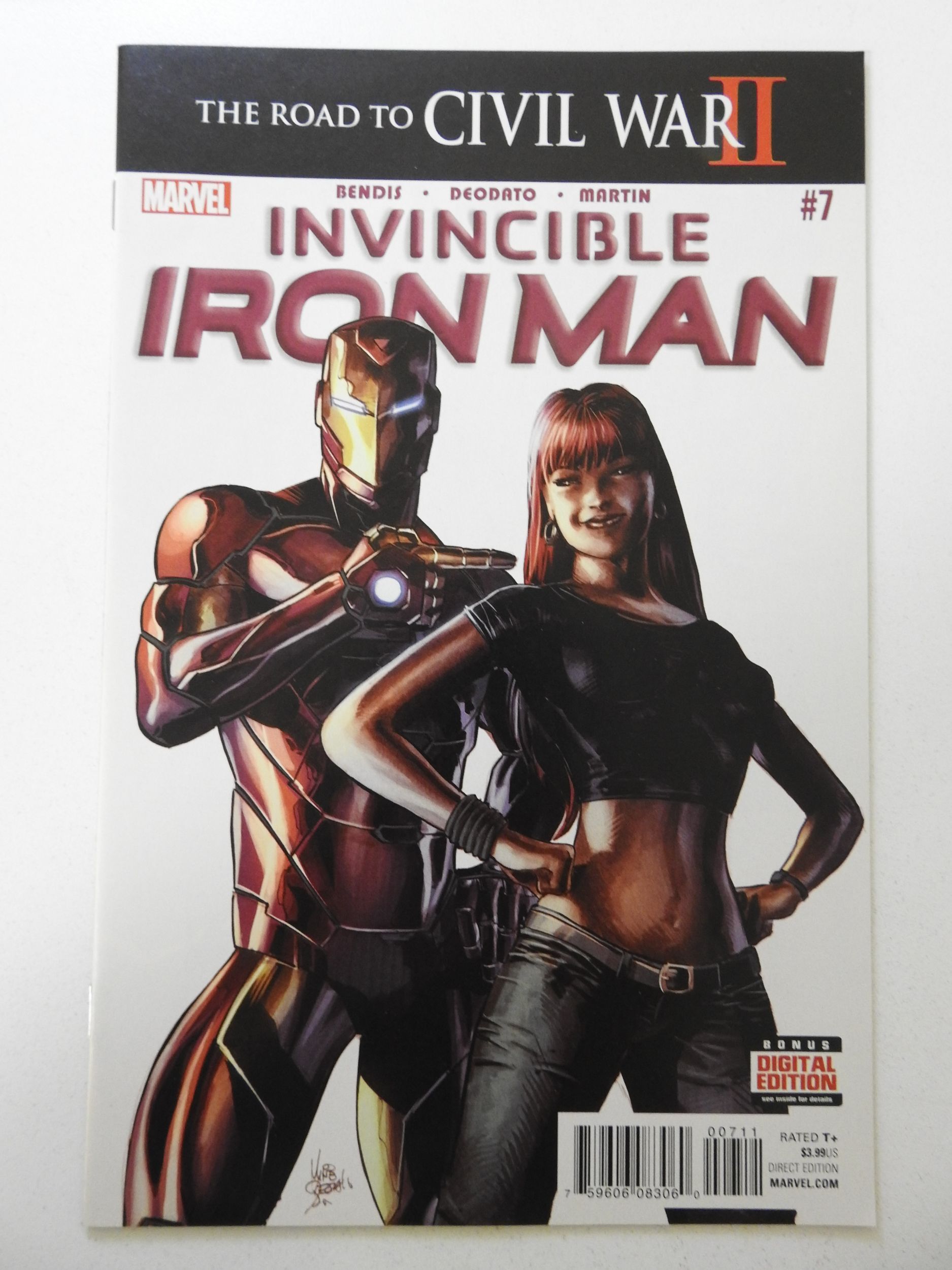 Invincible Iron Man #7 (2016) VF/NM Condition! 1st Cameo App of Riri ...