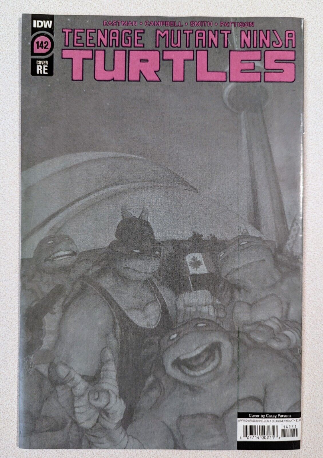 TMNT 142 NM-9.2 Casey Parsons Fan Expo 2023 Virgin Variant Exclusive ...
