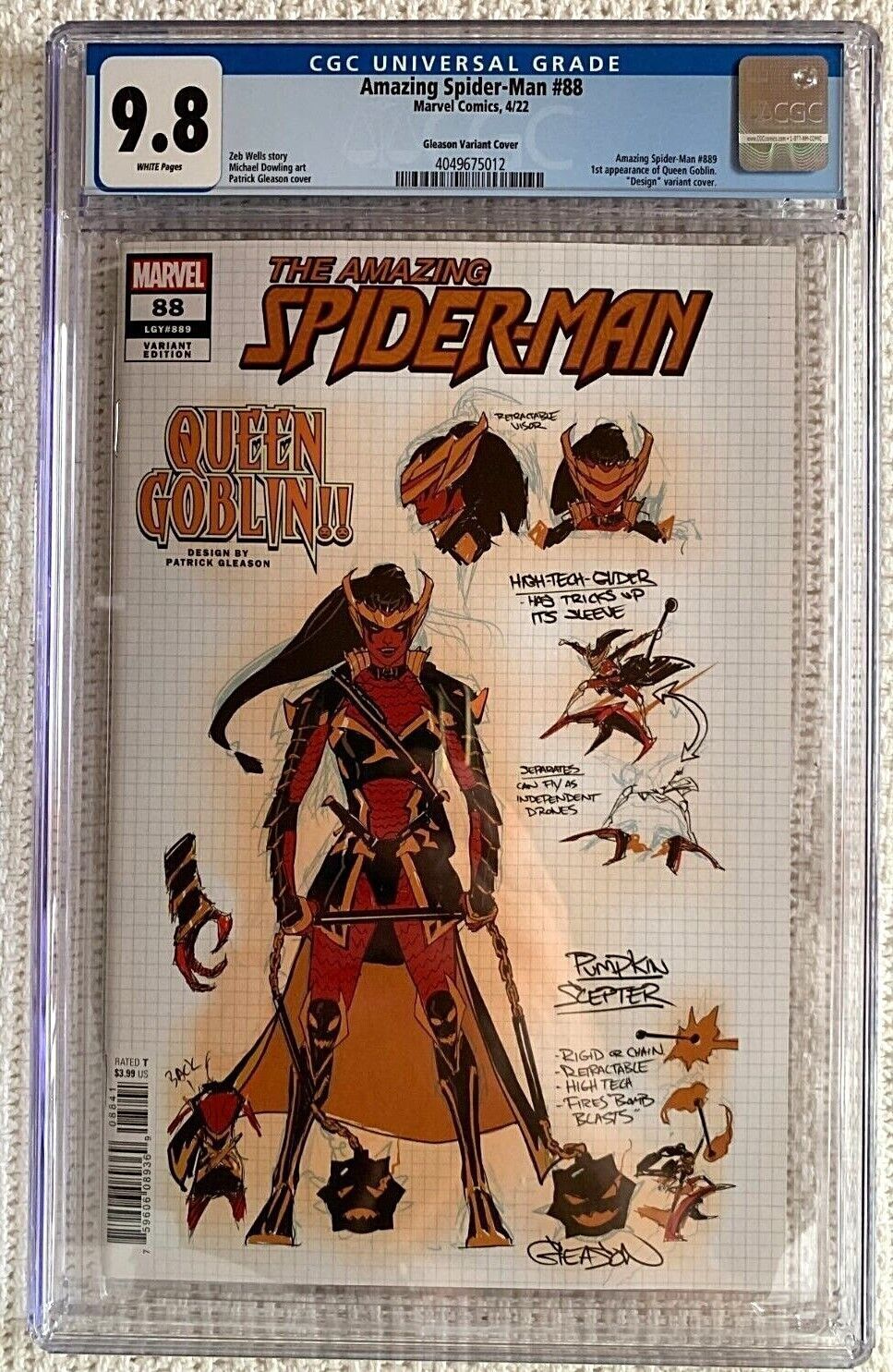 Marvel Amazing Spider-Man #88 Gleason Variant 1st Queen Goblin CGC 9.8 ...