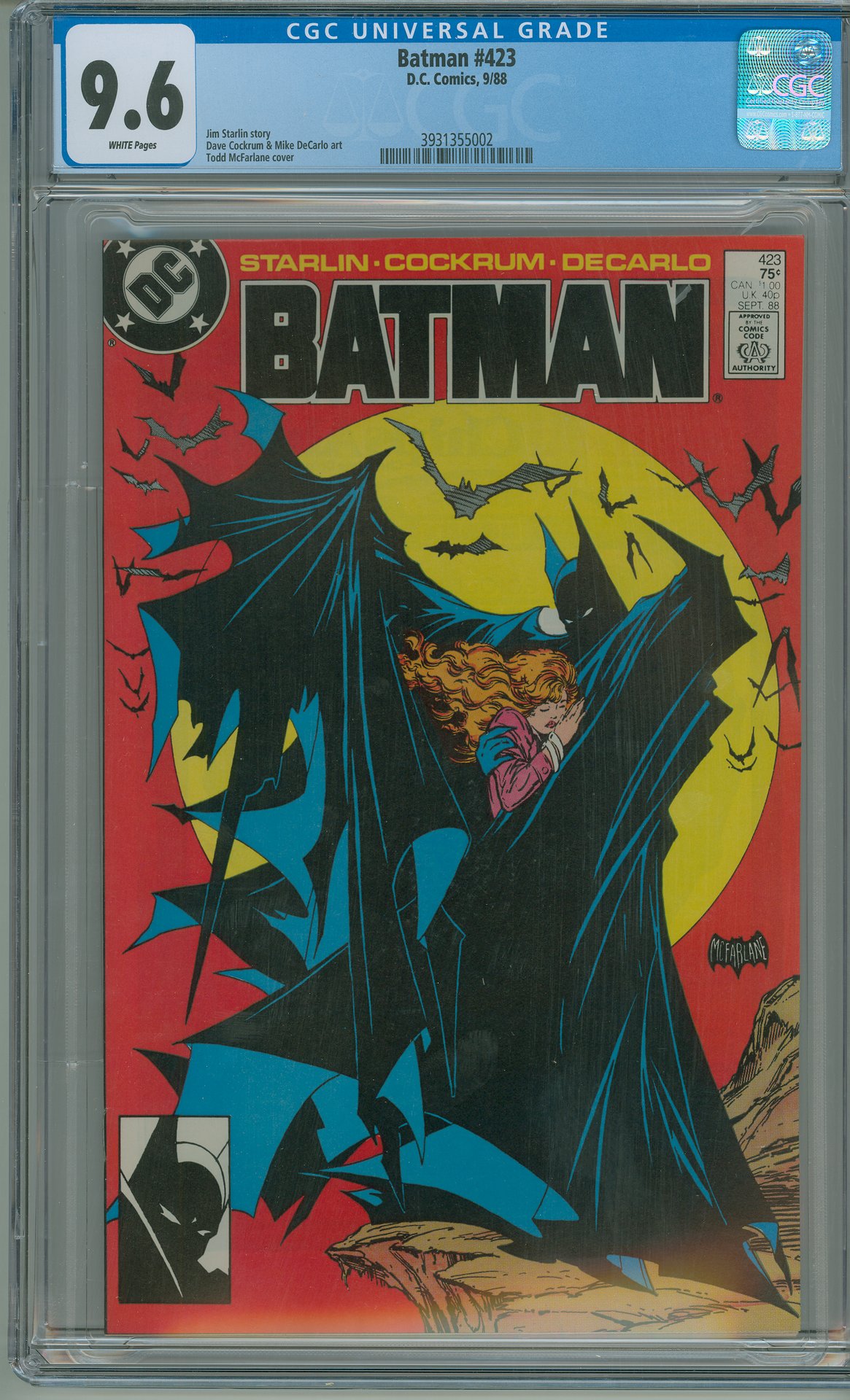 Batman #423 (1988) CGC 9.6! | Comic Books - Copper Age, DC Comics ...