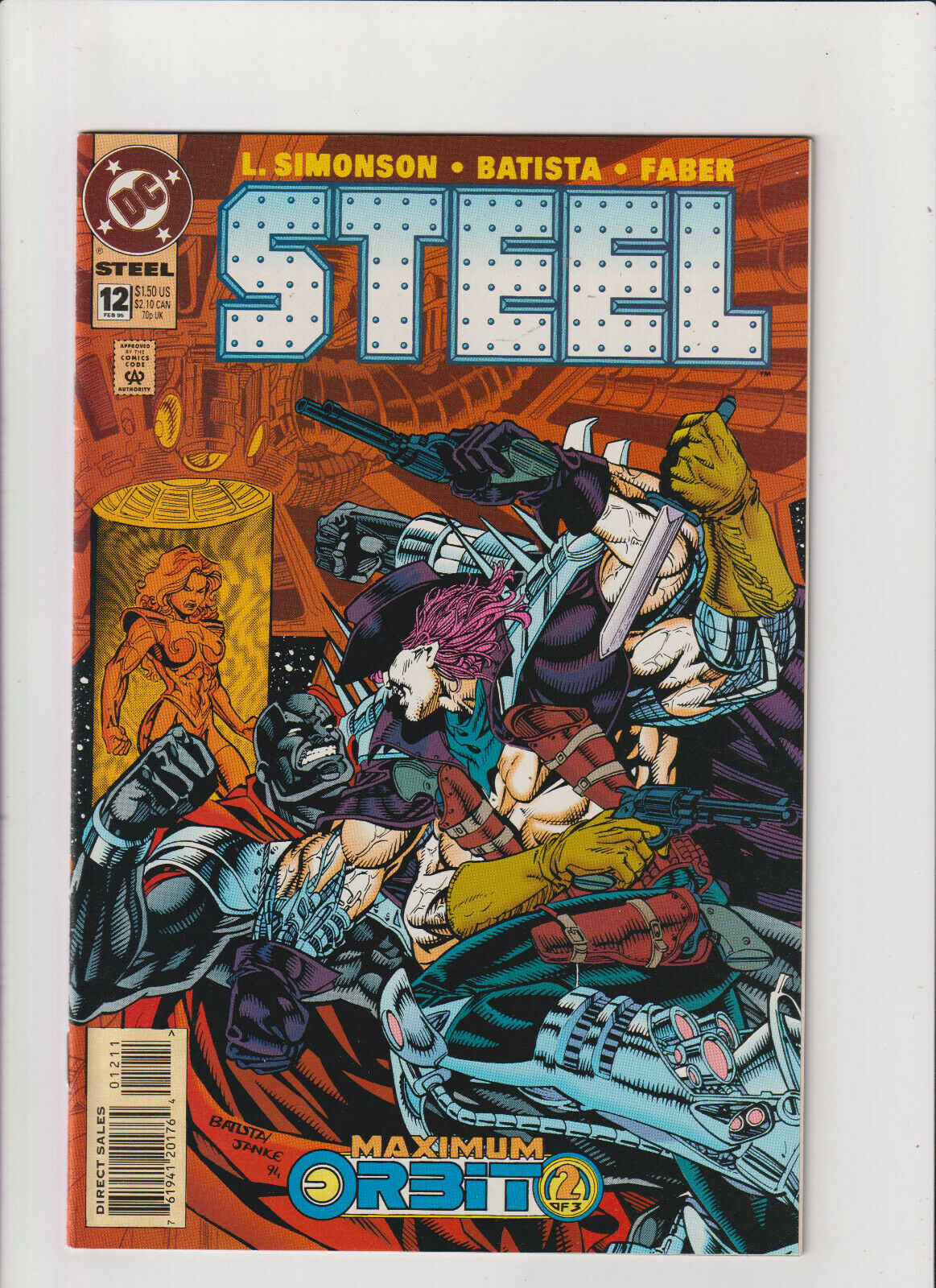 Steel #12 NM- 9.2 DC Comics 1995 Superman, John Henry, Louise Simonson ...