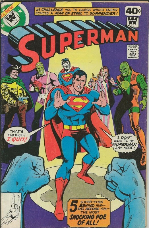 Superman #337 ORIGINAL Vintage 1979 DC Comics Whitman | Comic Books ...