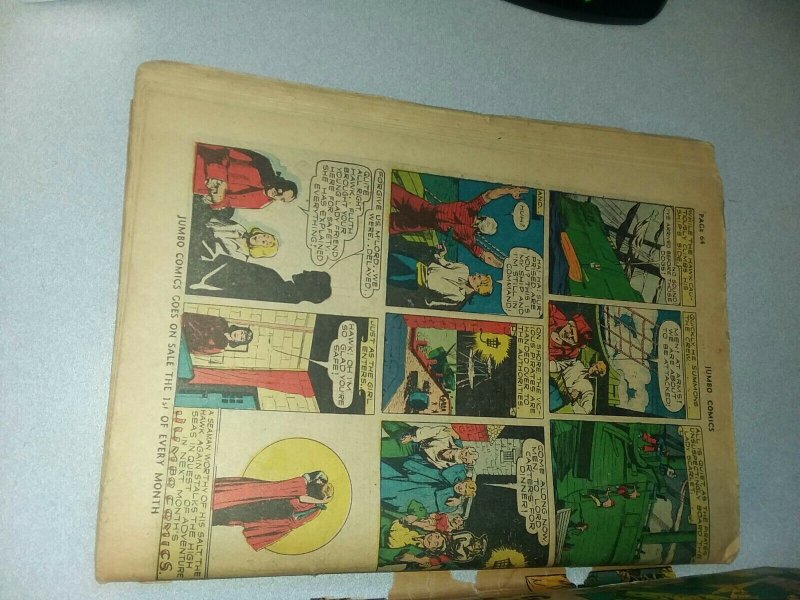 Jumbo Comics #38 fiction house 1942 golden age sheena jungle superhero ...