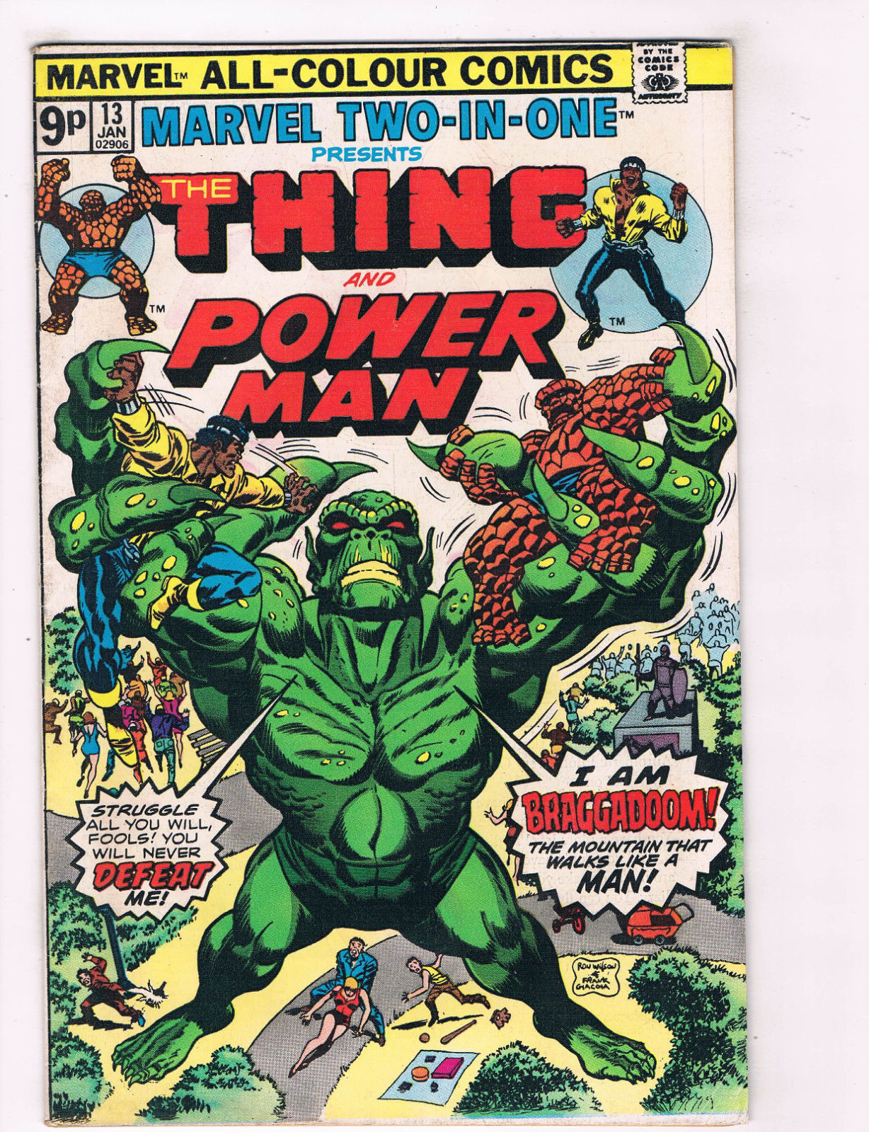Marvel 2 In 1: The Thing & Powerman #13 FN Marvel Comics Comic Book ...
