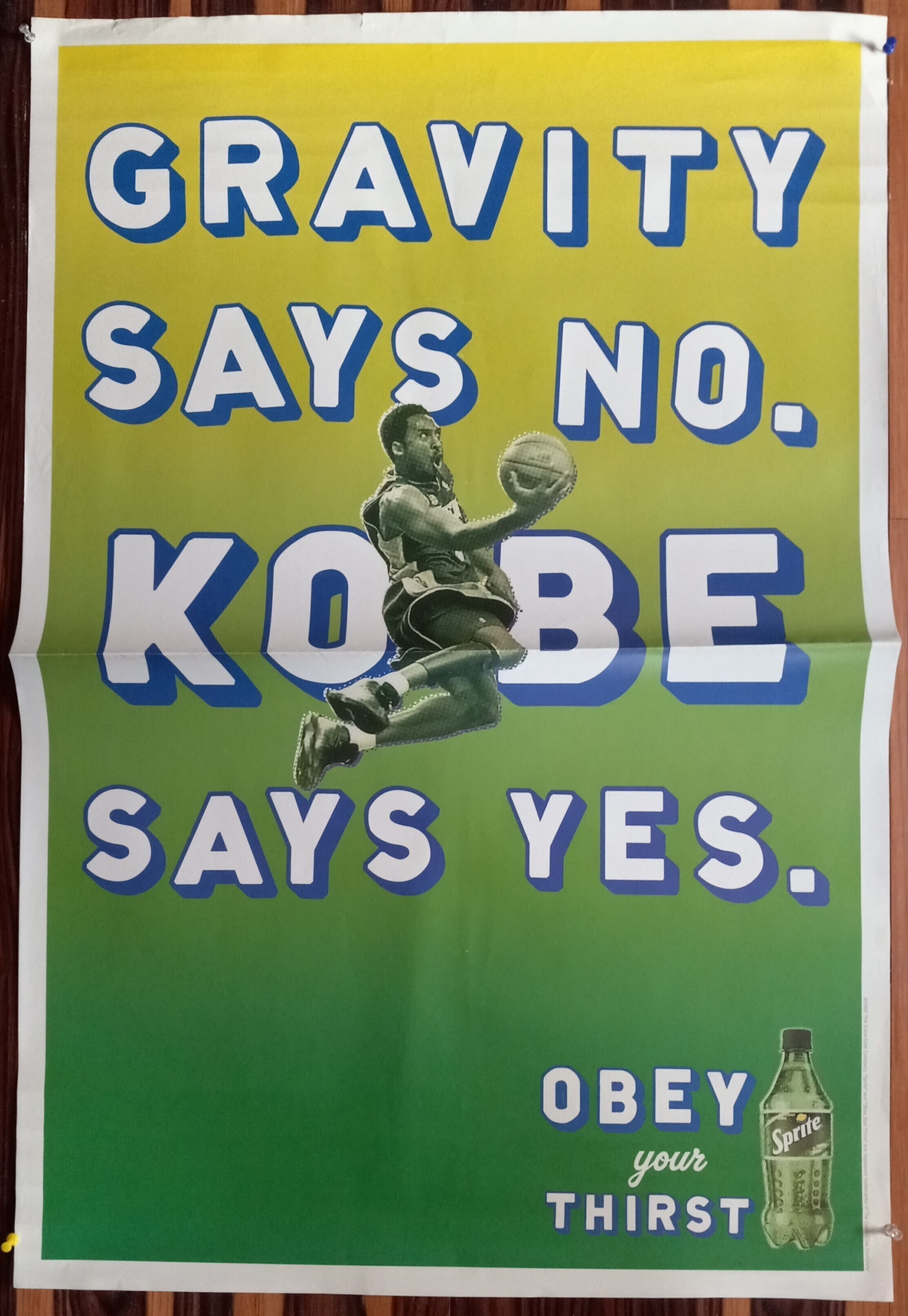 Kobe Bryant Advertisement Poster (2002) two poster set. | Comic ...