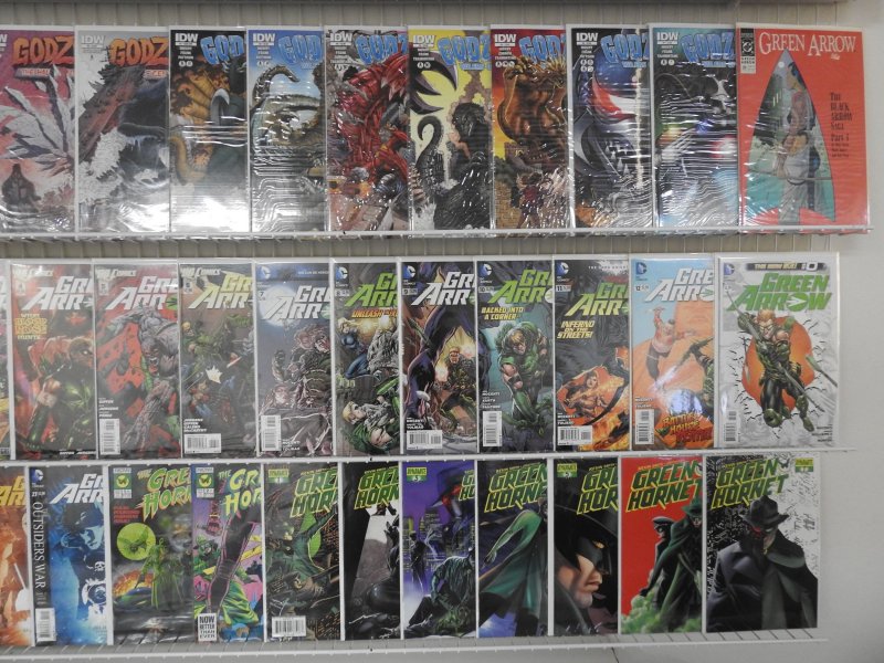 Huge Lot 160+ Comics W/ Ghost Rider, Godzilla, Green Arrow, + ! Avg VF ...