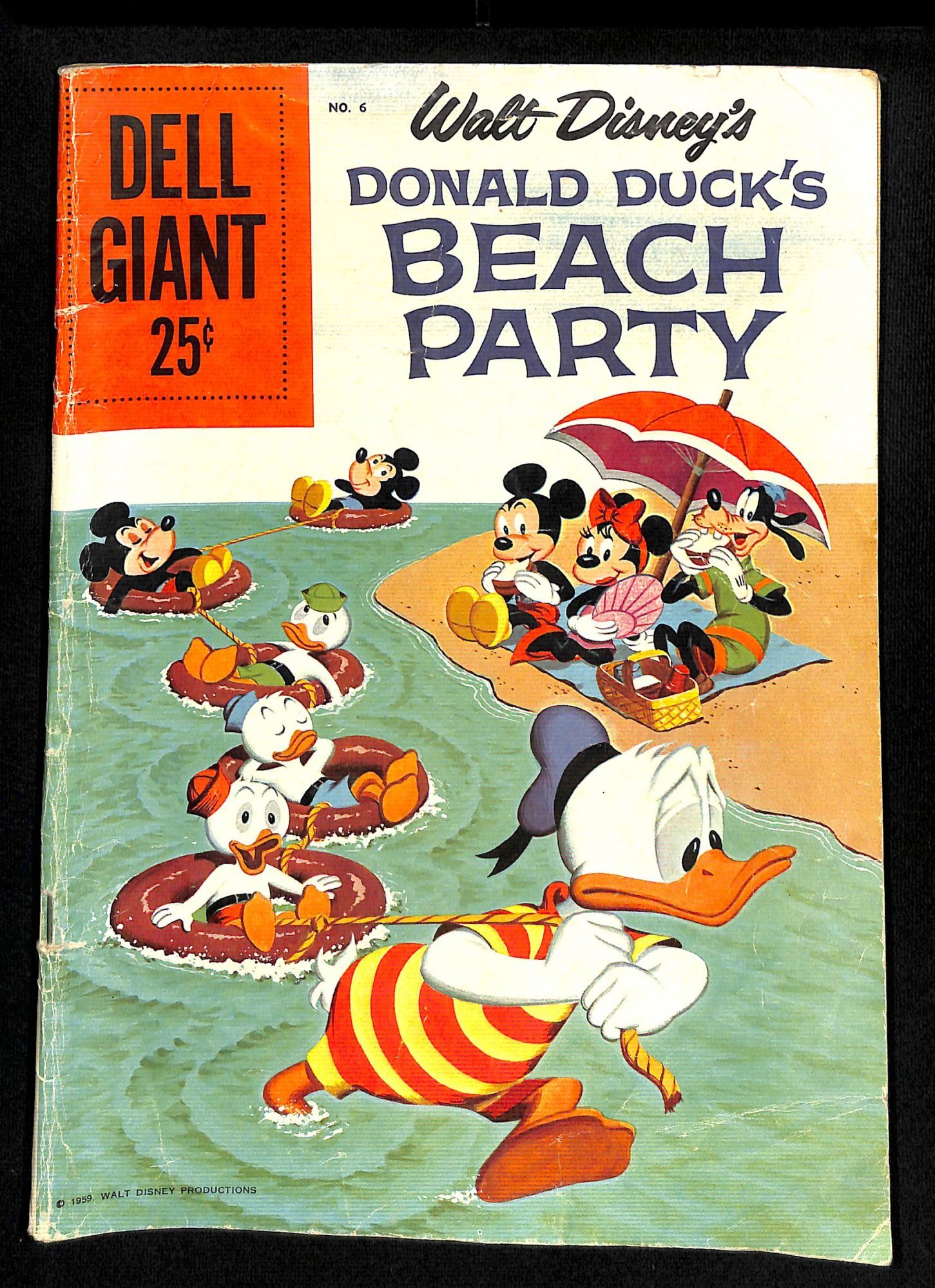 Dell Giant Comics: Donald Duck Beach Party #6 | Full Runs & Sets / HipComic