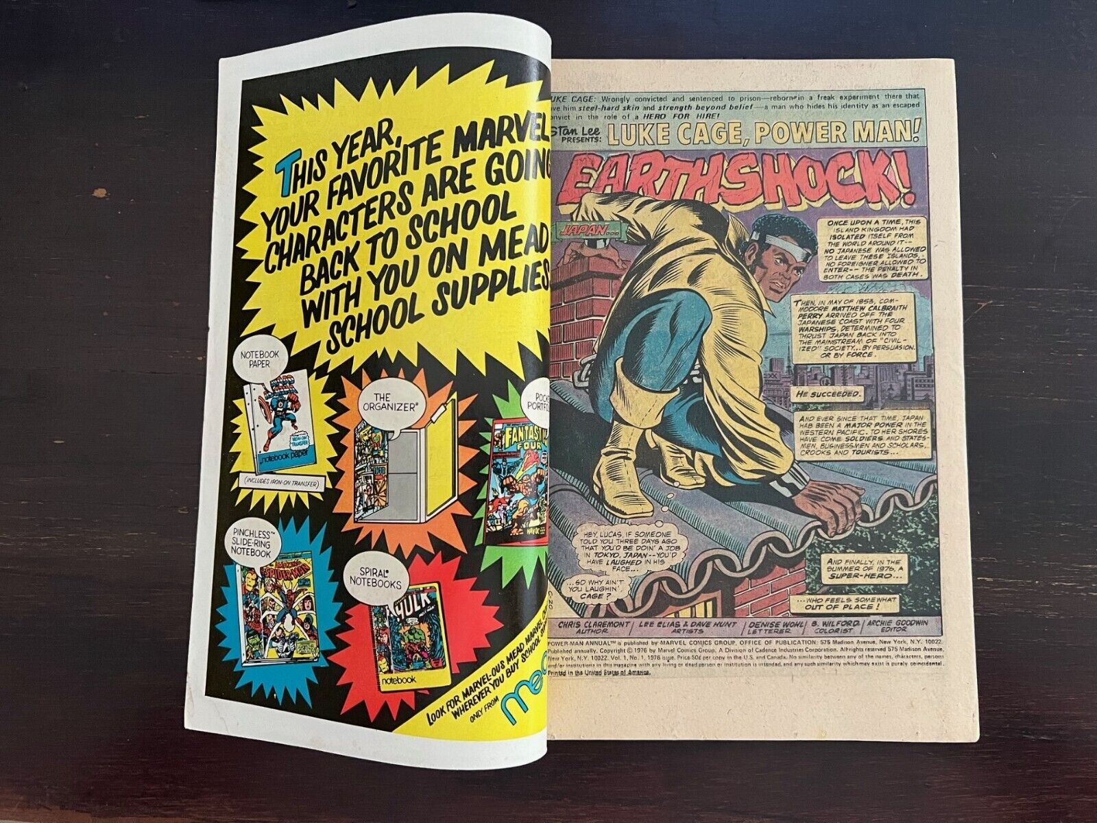 Power Man Annual #1 Luke Cage Marvel 1976 FN+ 6.5 | Comic Books ...