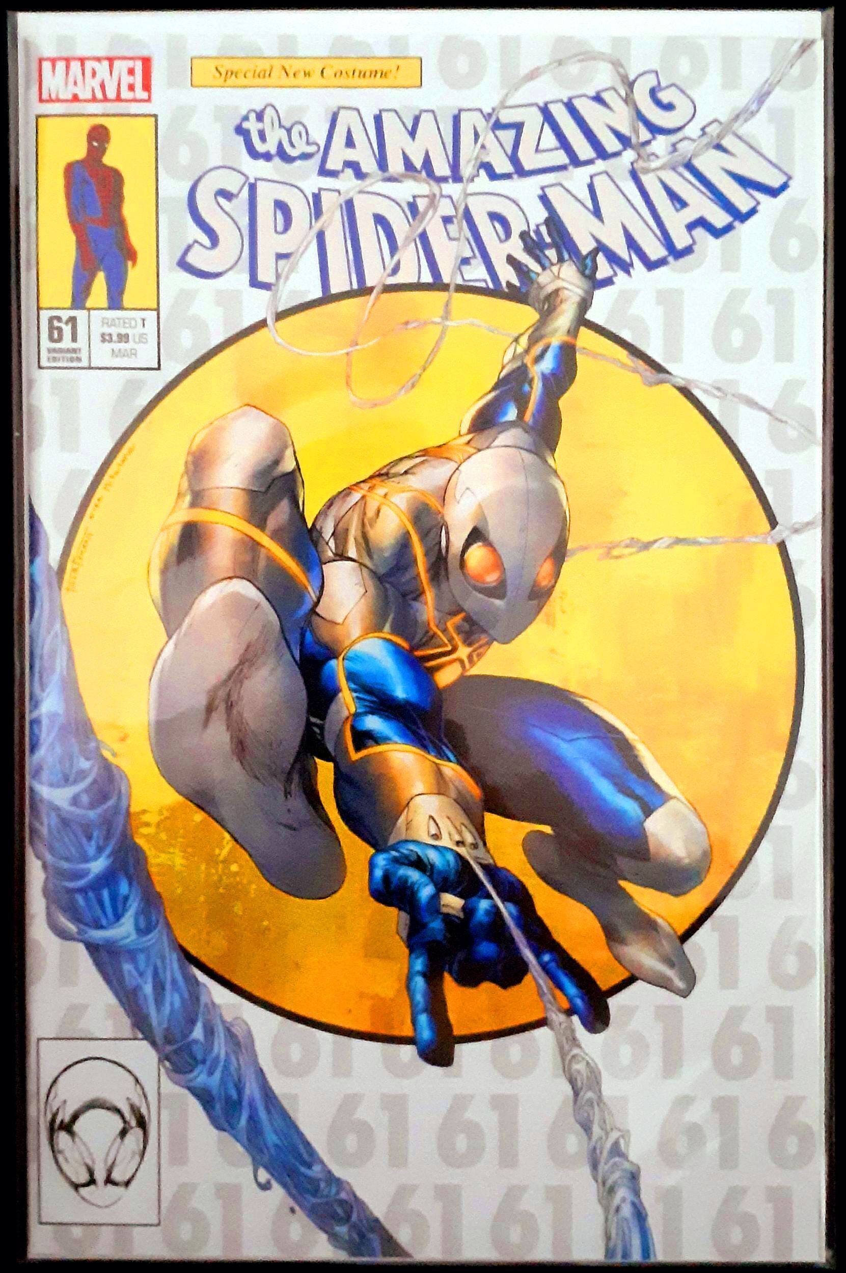 Spider-Man #61 (2021) KEY! 1st NEW SUIT! HOMAGE! Kirkham Cover RARE GEM ...