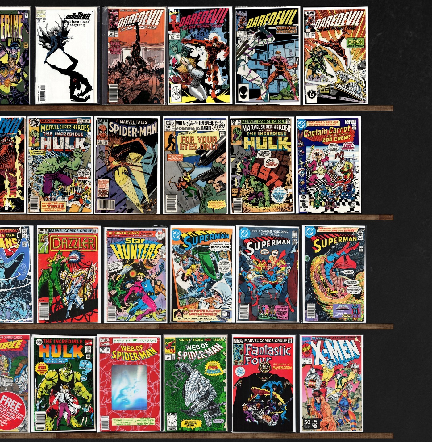 Huge Lot 140+ Comics with Daredevil, Squadron Supreme, Superman & More ...