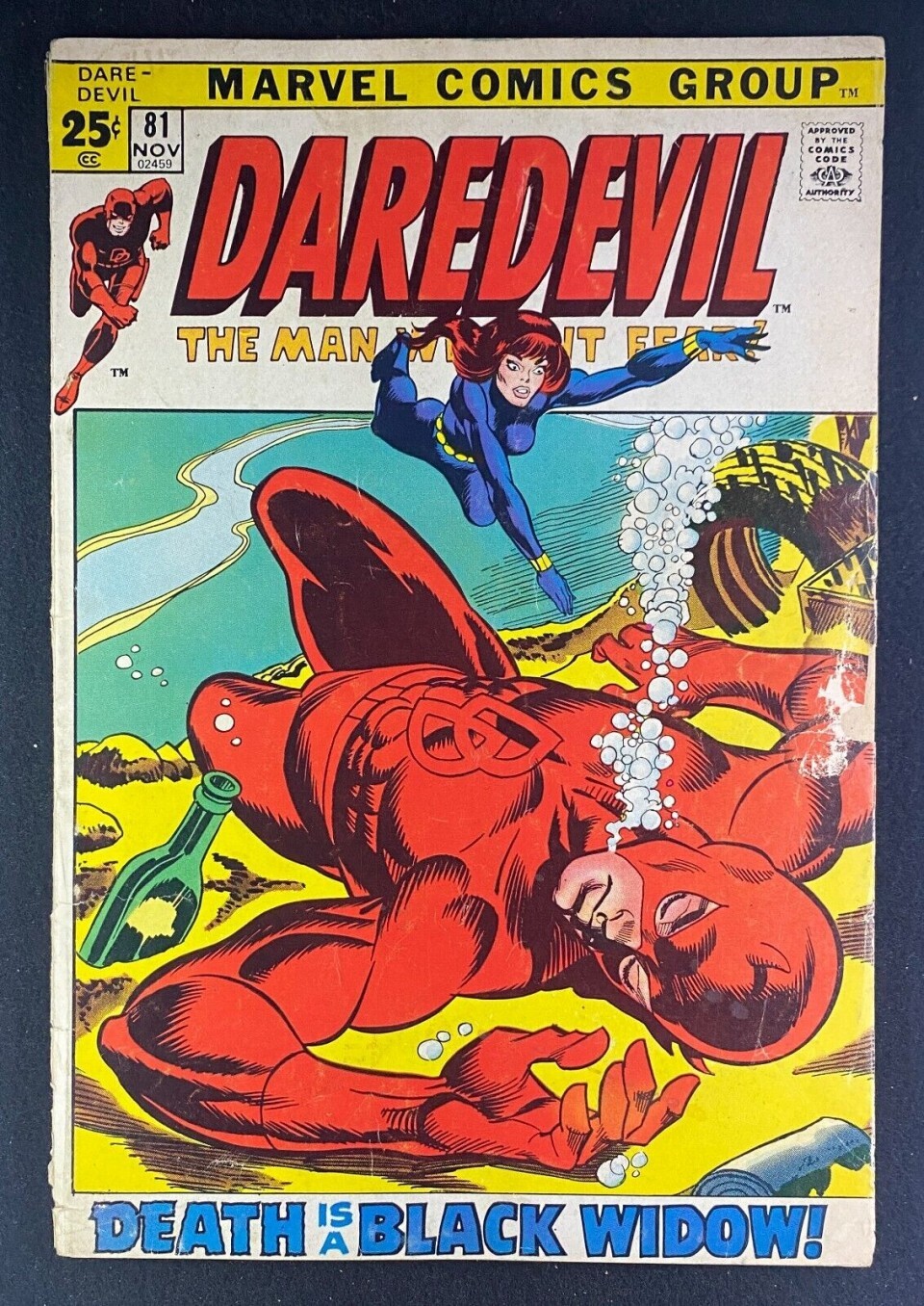 Daredevil (1964) #81 GD+ (2.5) Gene Colan Black Widow Owl | Comic Books ...