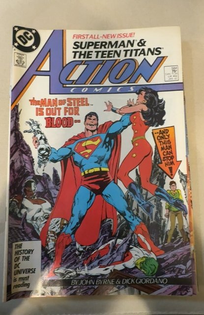 Action Comics #584 (1987) Teen Titans | Comic Books - Copper Age, DC Comics, Teen Titans ...