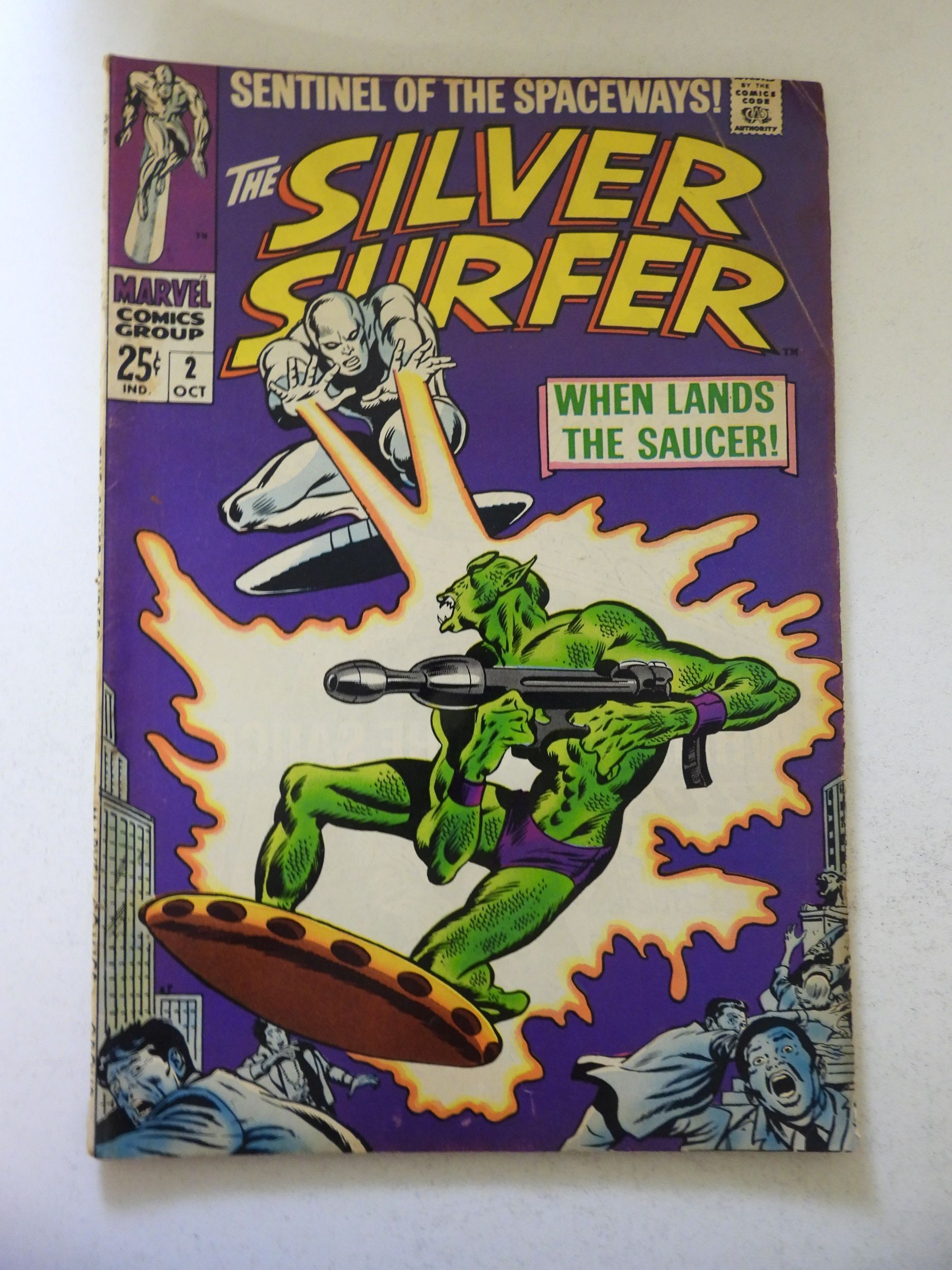 The Silver Surfer #2 (1968) 1st App of the Brotherhood! VG+ Cond ...
