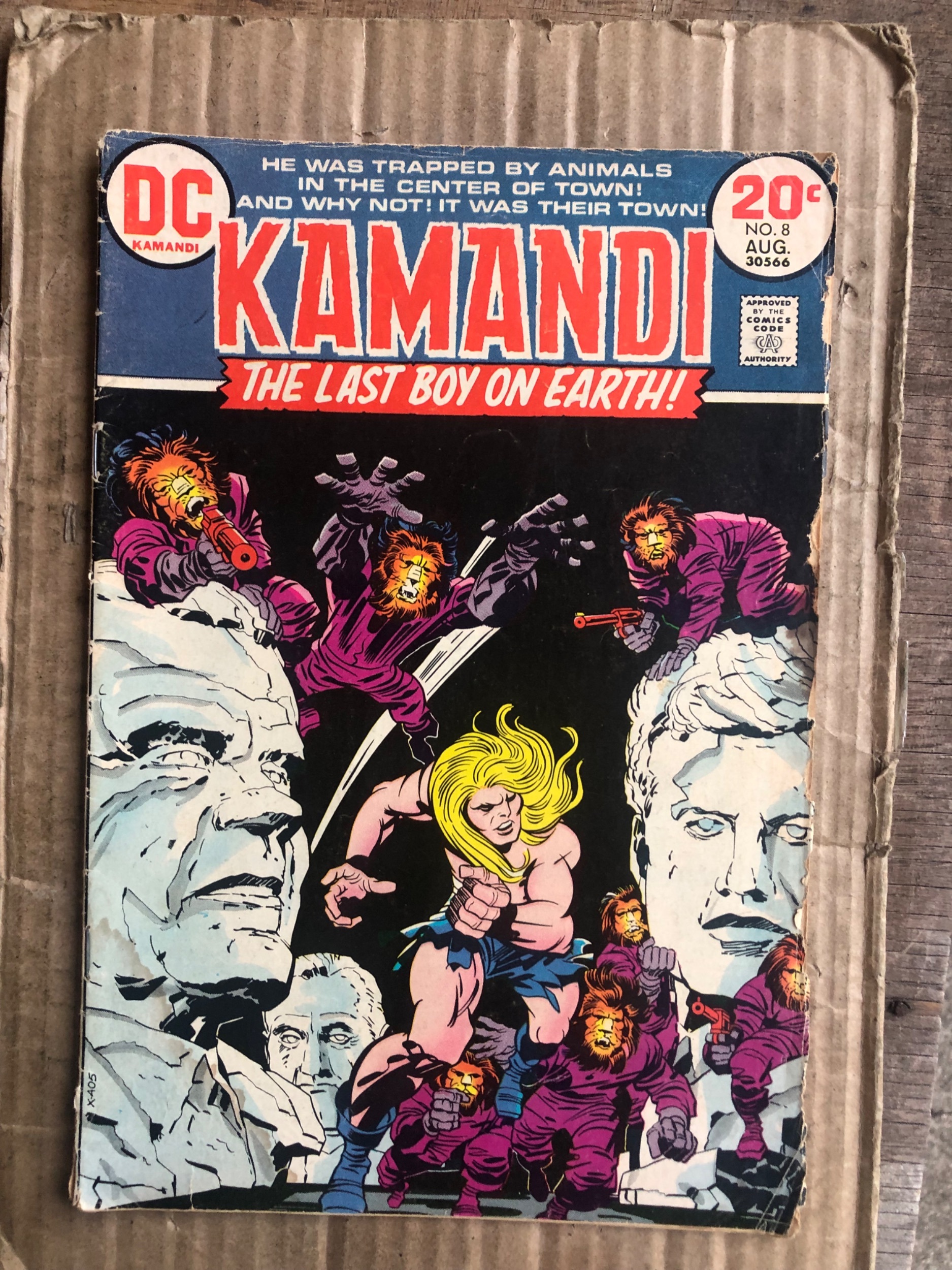 Kamandi, The Last Boy on Earth #8 (1973) | Comic Books - Bronze Age, DC ...