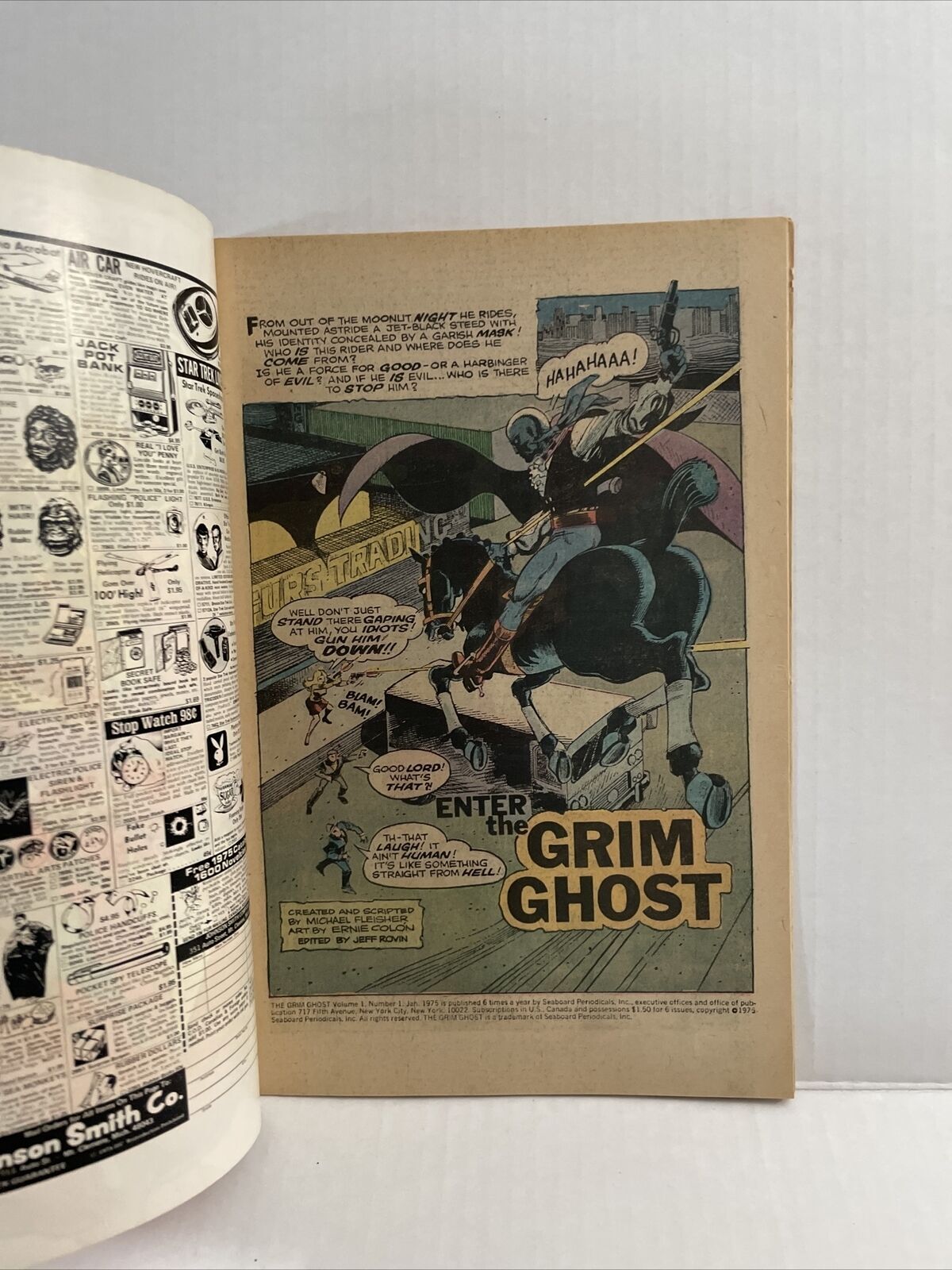 Grim Ghost #1 1975 Atlas | Comic Books - Bronze Age / HipComic