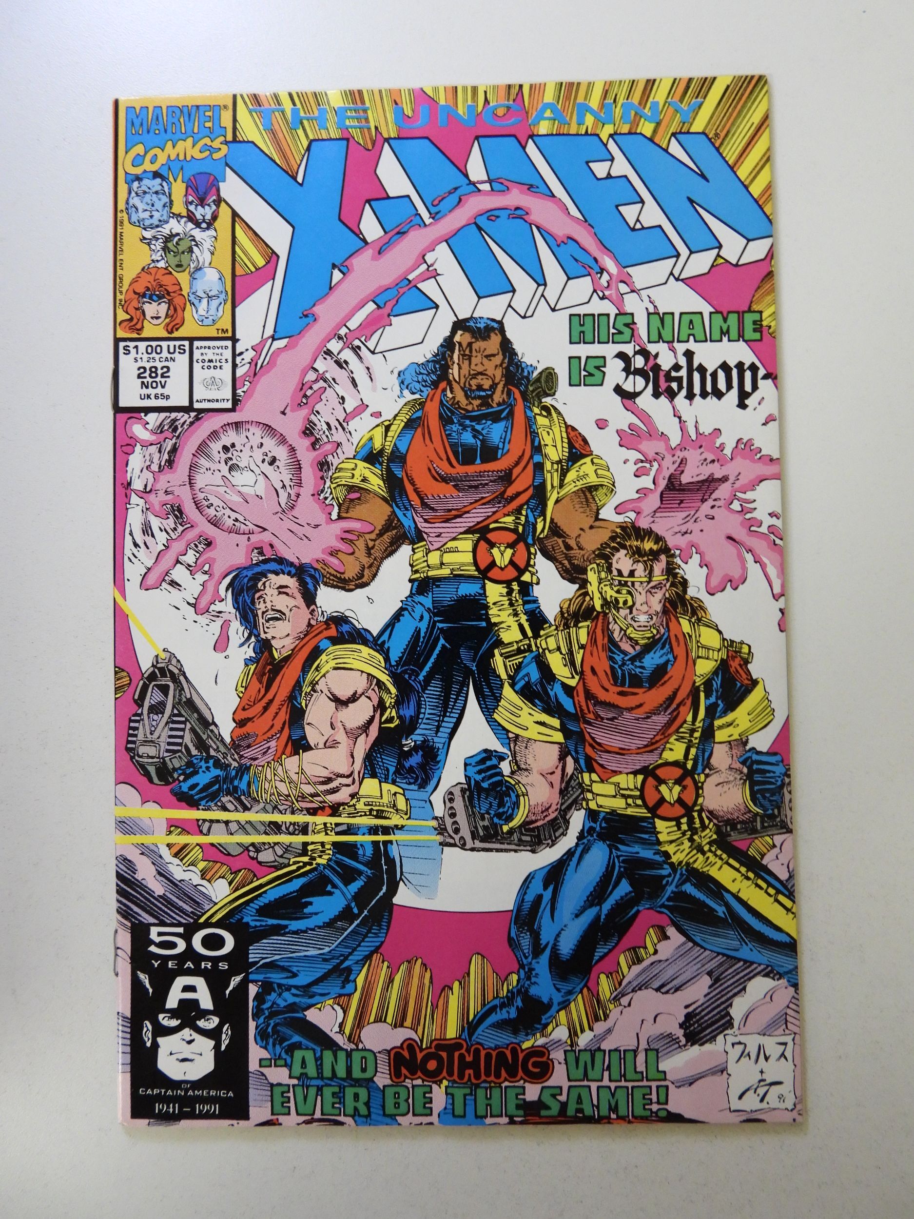 The Uncanny X-Men #282 (1991) 1st cameo appearance of Bishop VF ...