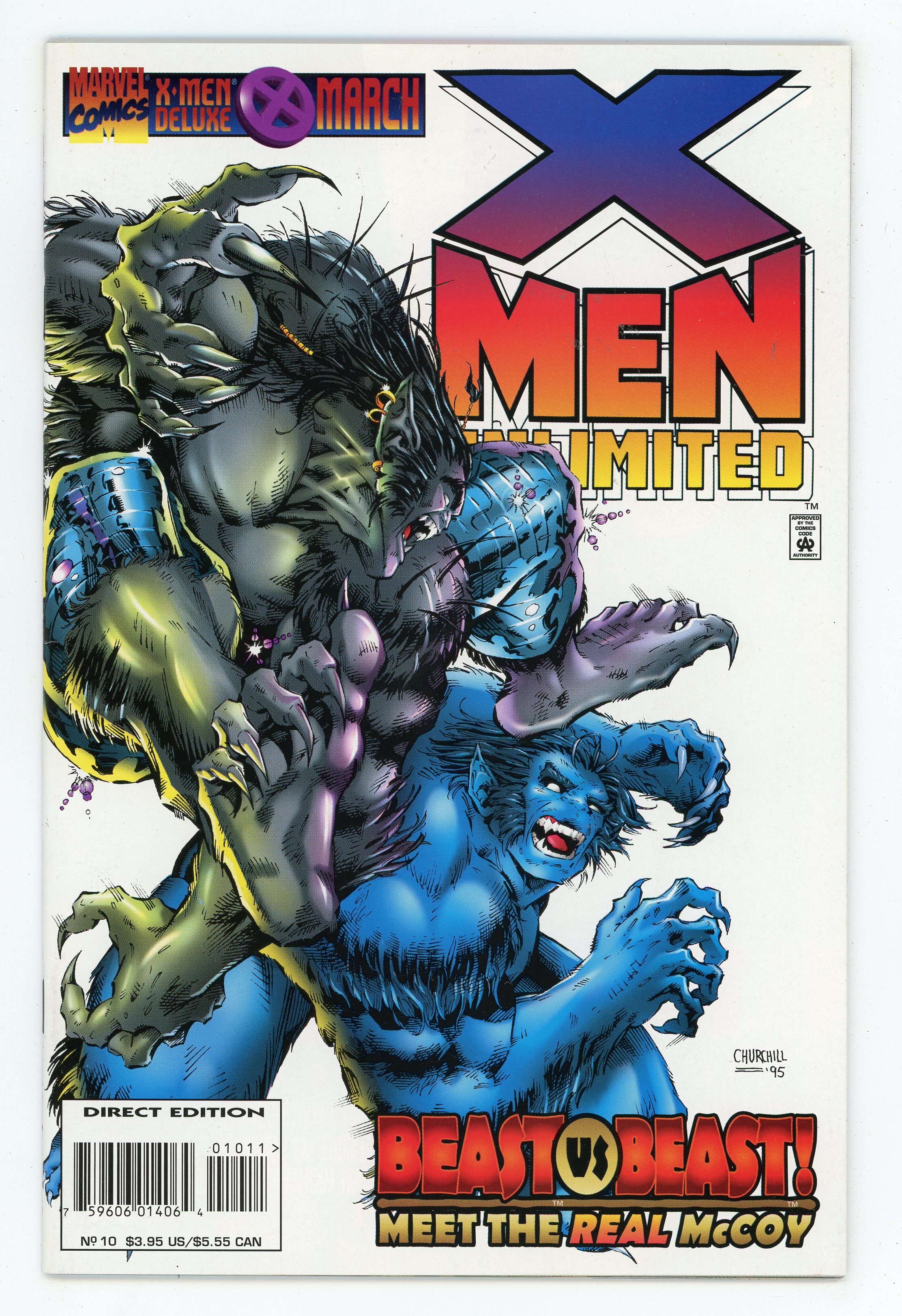 Beast X Men Comic