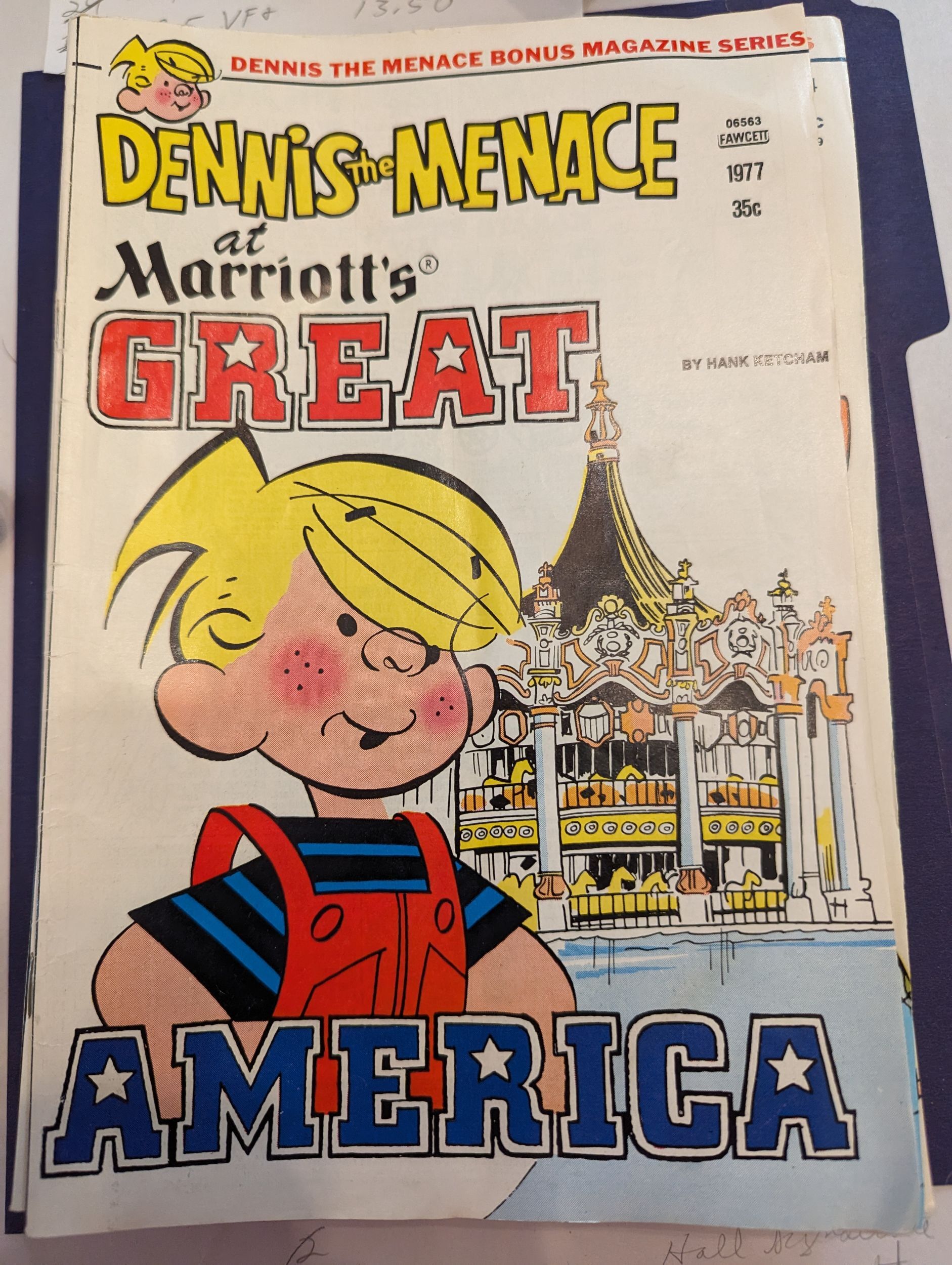 Dennis the Menace Bonus Magazine Series #162 "at Marriott's Great ...