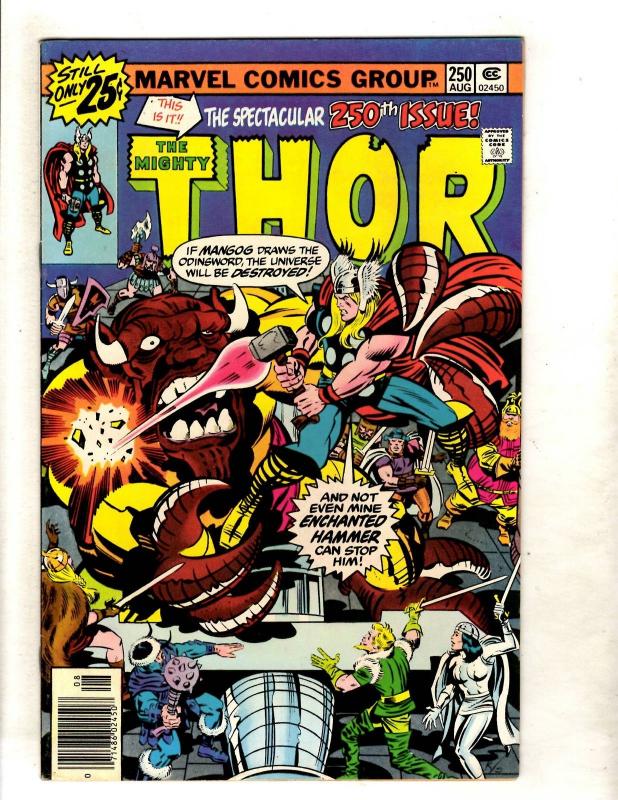 Lot Of 6 Mighty Thor Marvel Comic Books # 250 251 252 253 254 Annual 5 ...