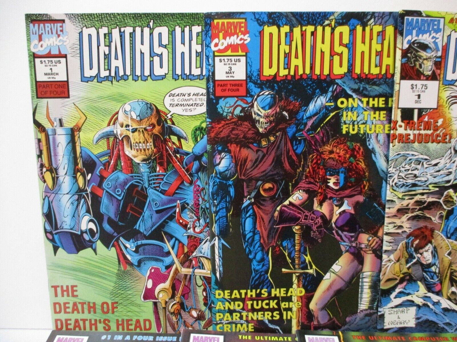 Death's Head, Digitek, Battle Tide & More Marvel UK Lot - Marvel Comics ...