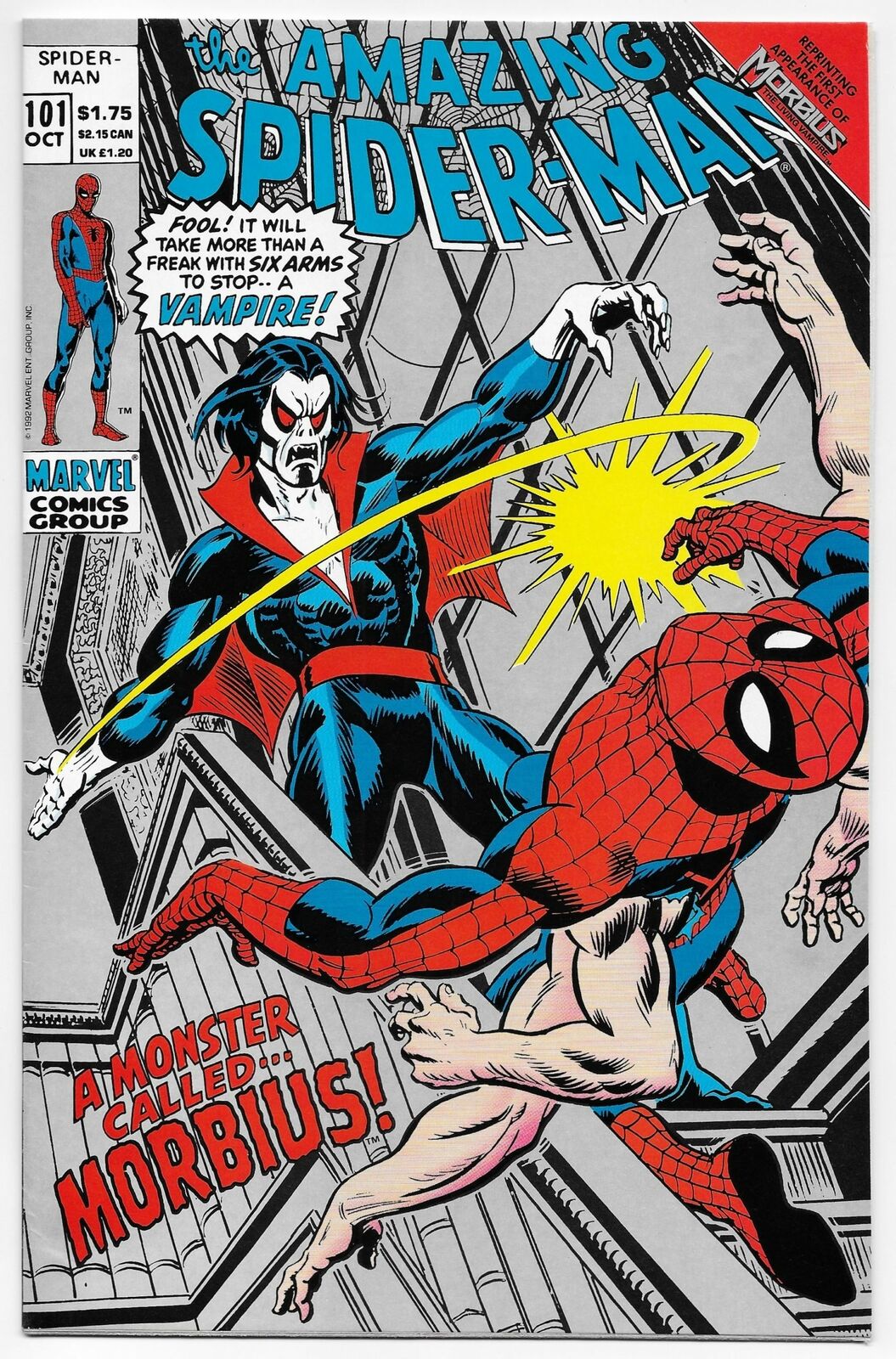 Amazing Spider-Man #101 | 1st App of Morbius | 2nd Printing (Marvel ...